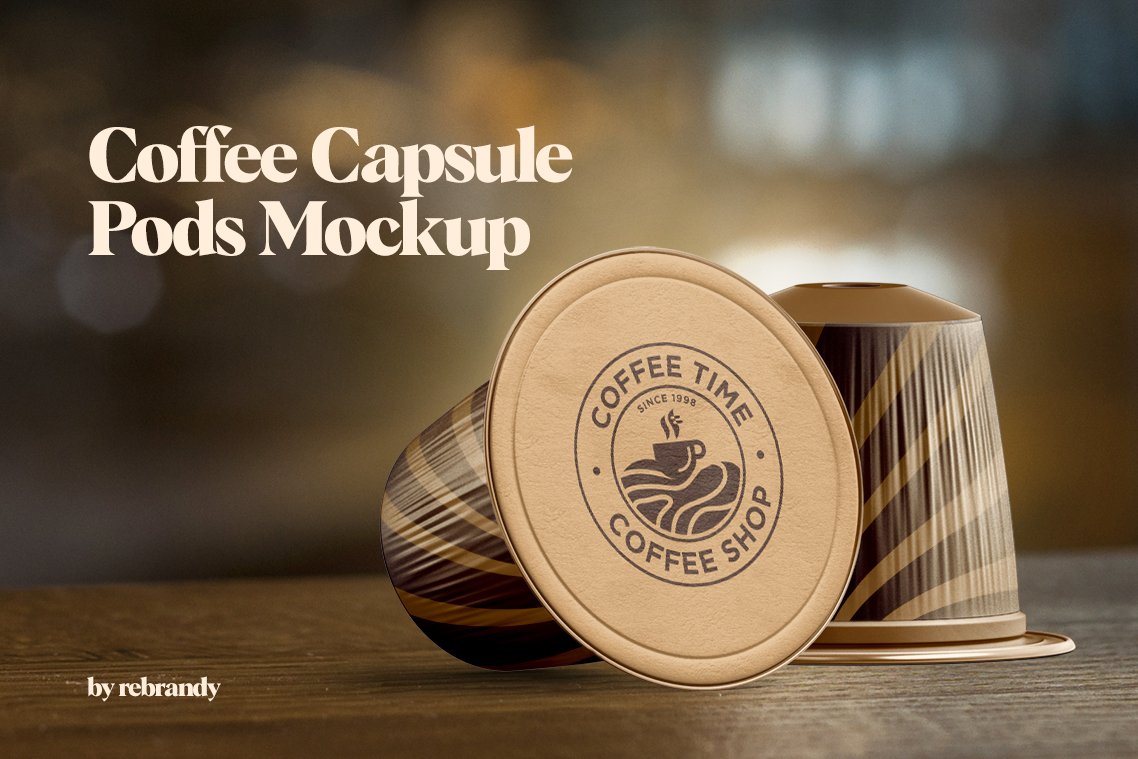 Coffee Capsule Pods Mockup (1848273) | Branding | Design Bundles