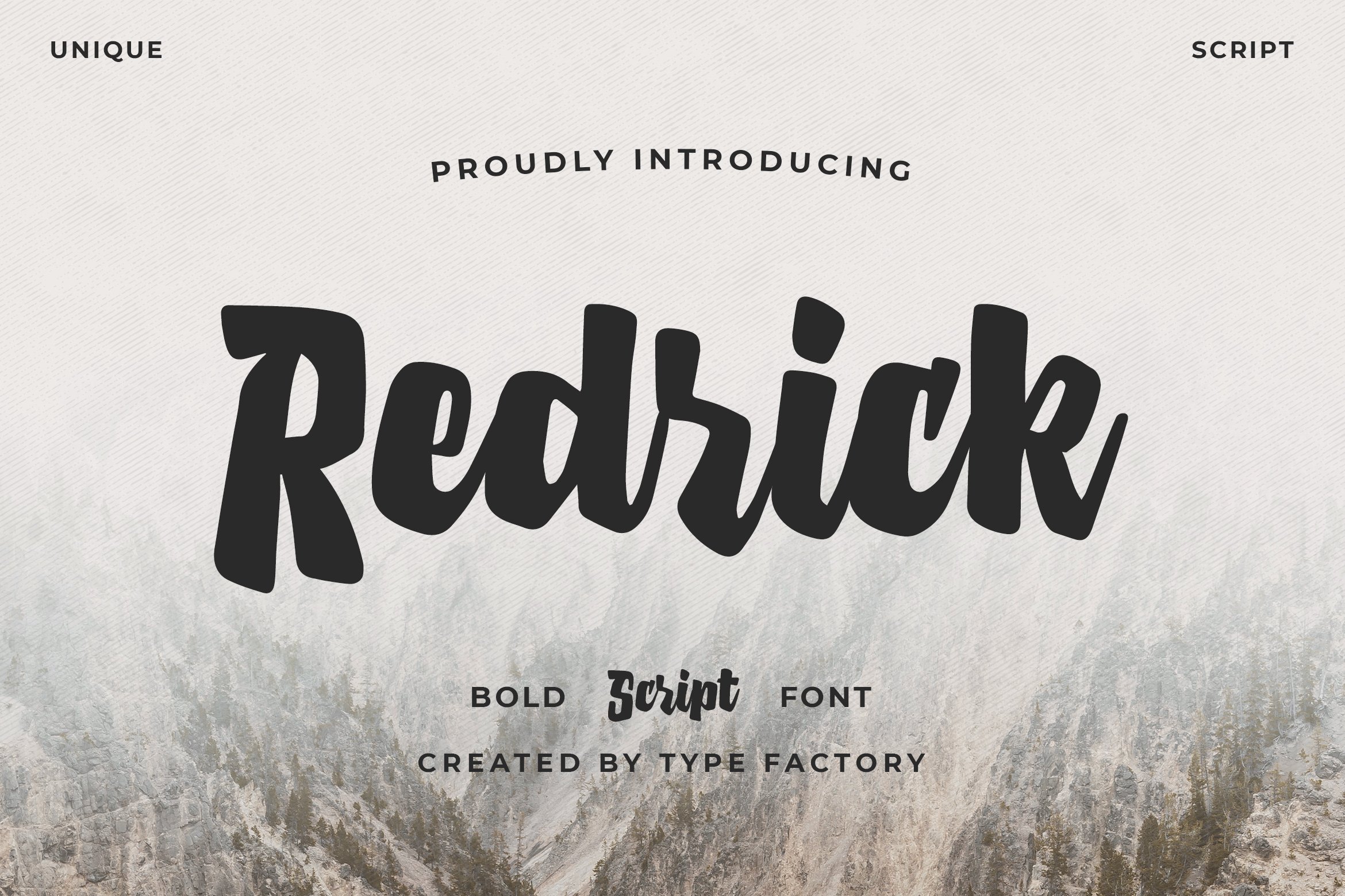 Redrick - Bold Script Font (1757125) | Handwritten | Font Bundles