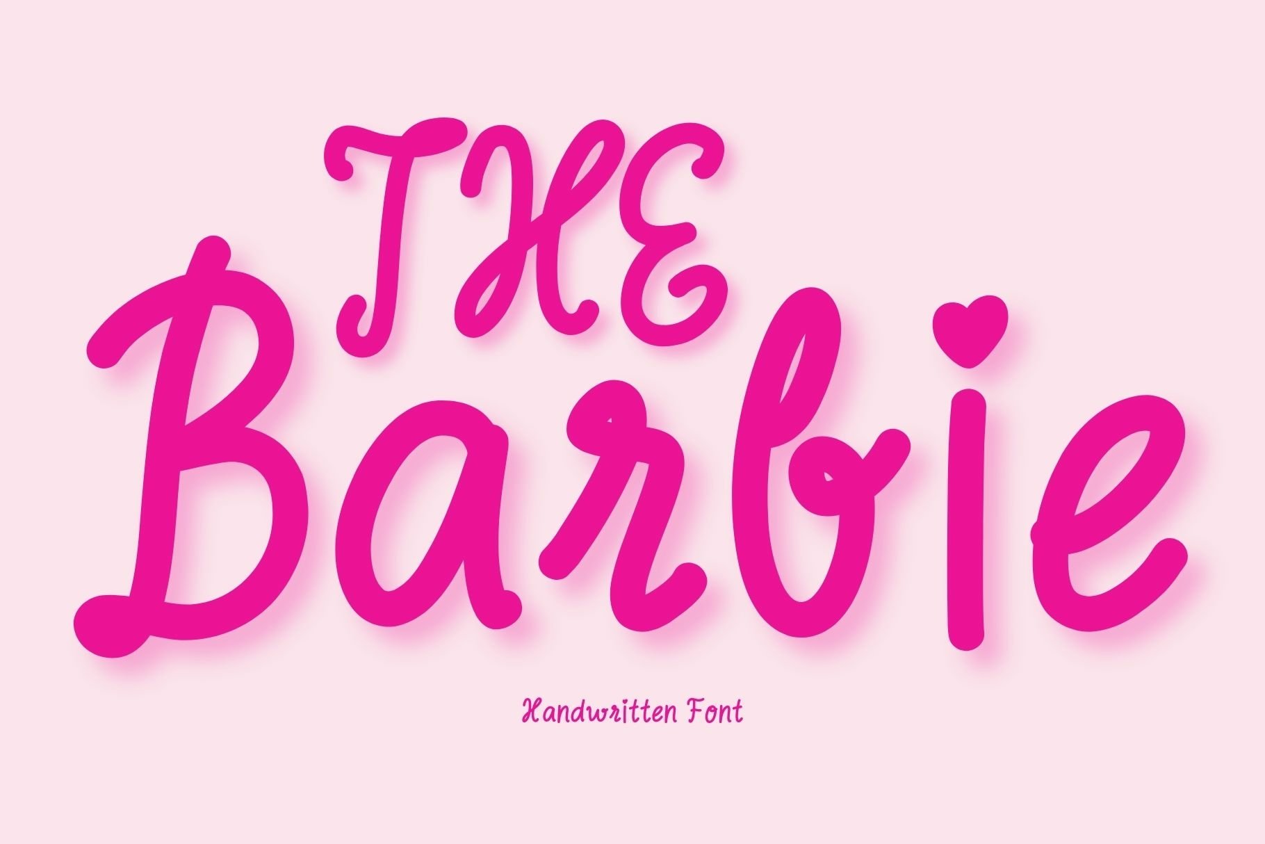 Cute Barbie Logo Wallpaper