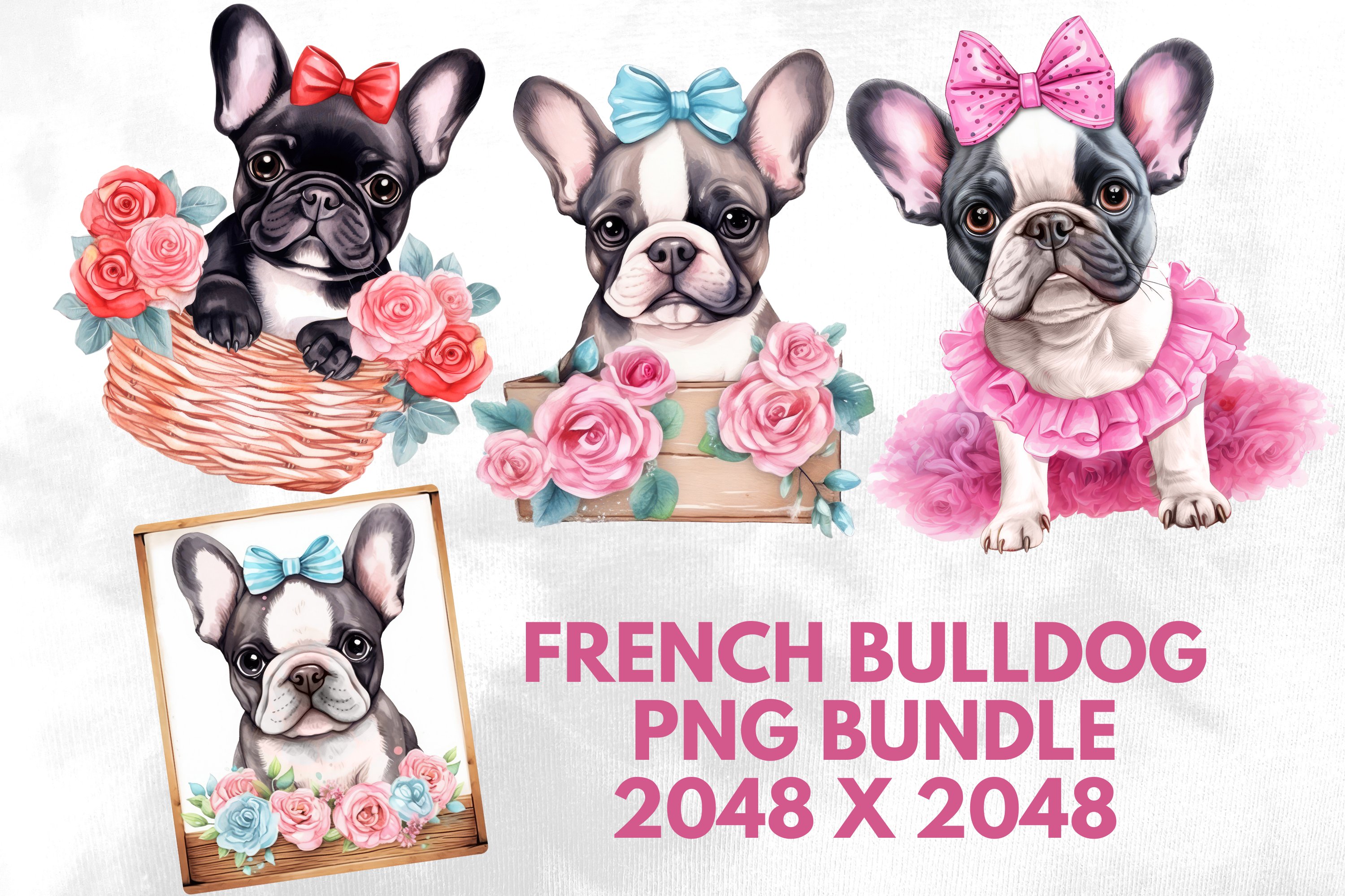 Cute French Bulldog Clipart