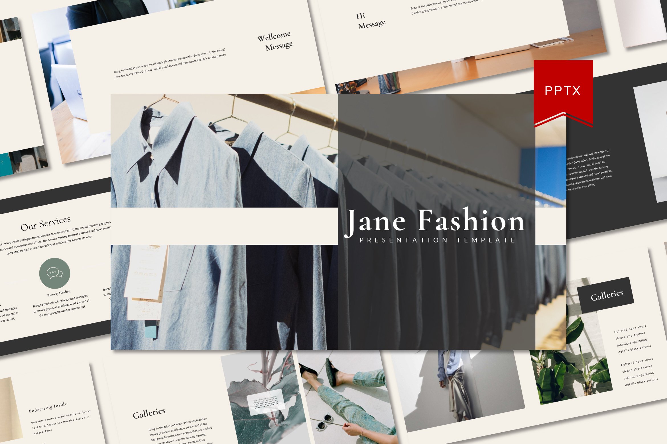 Free Fashion Powerpoint Templates