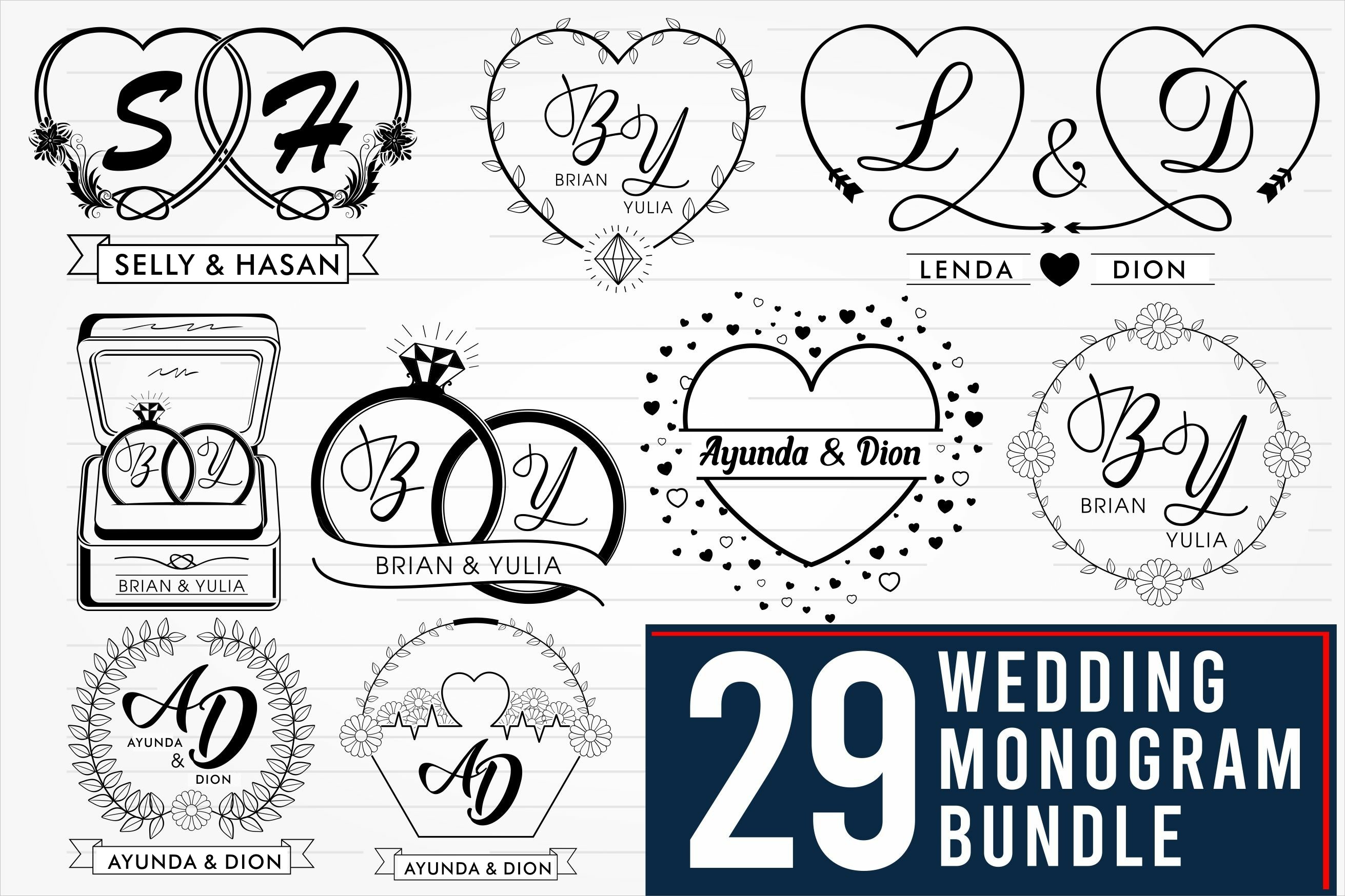 Wedding Monogram Free