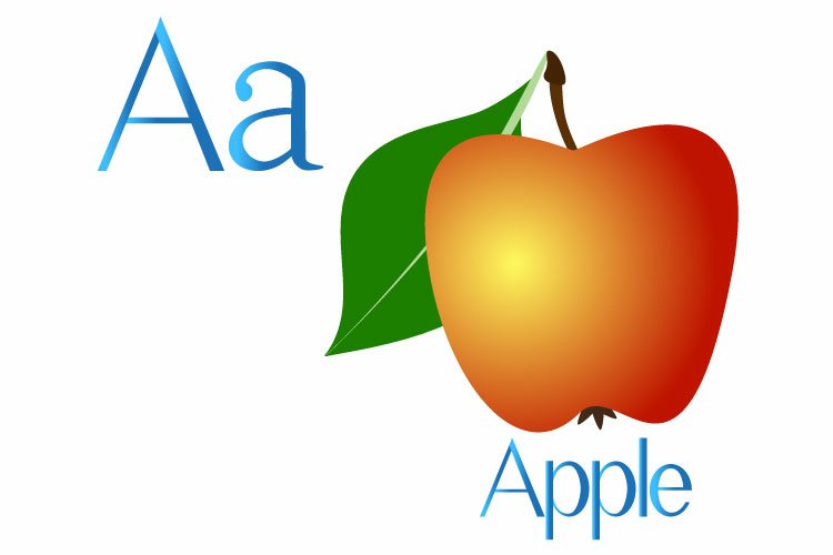 Illustration For Teaching Children The English Alphabet