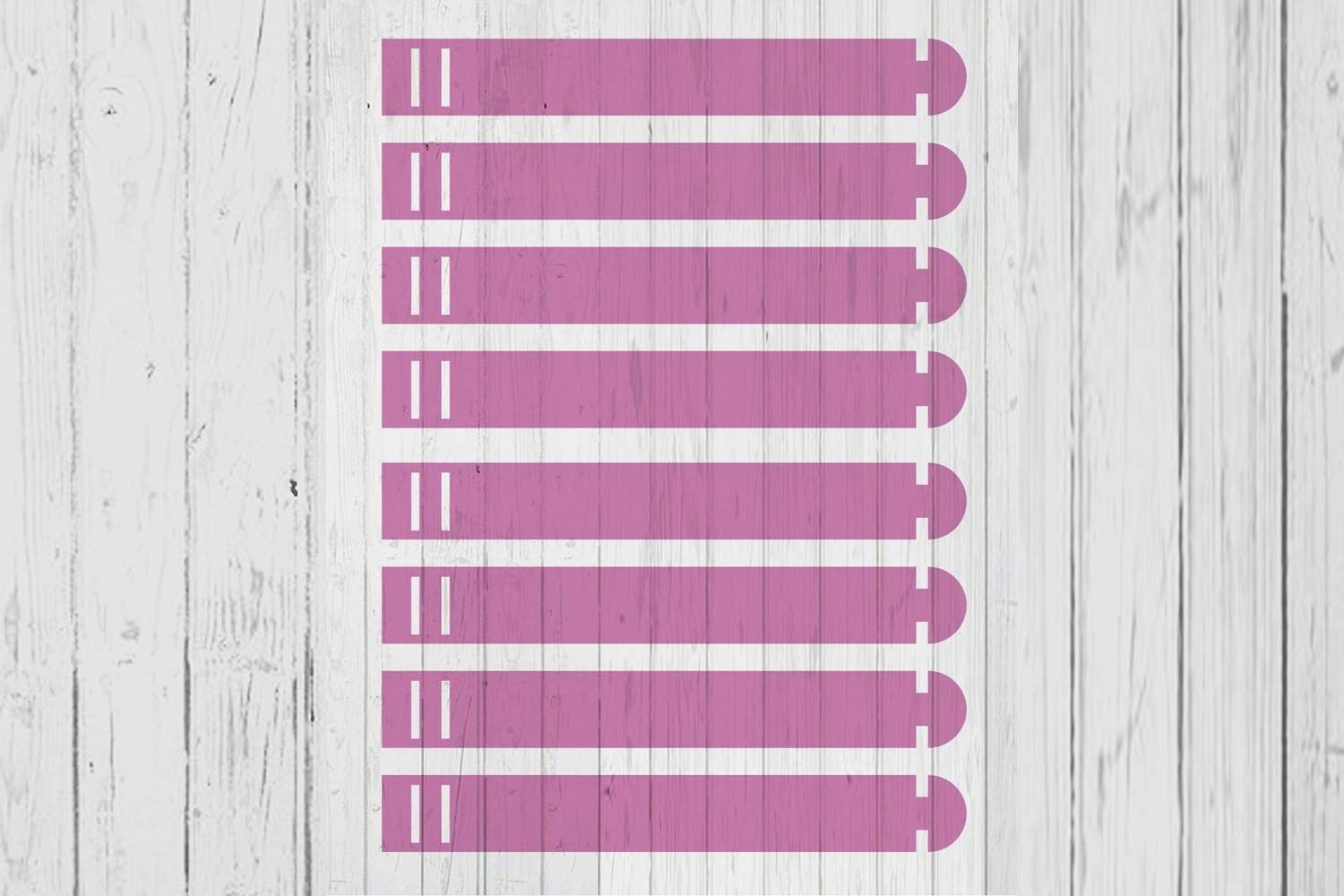 Paper bracelet template dxf svg png ai files (1116730) | Cut Files ...