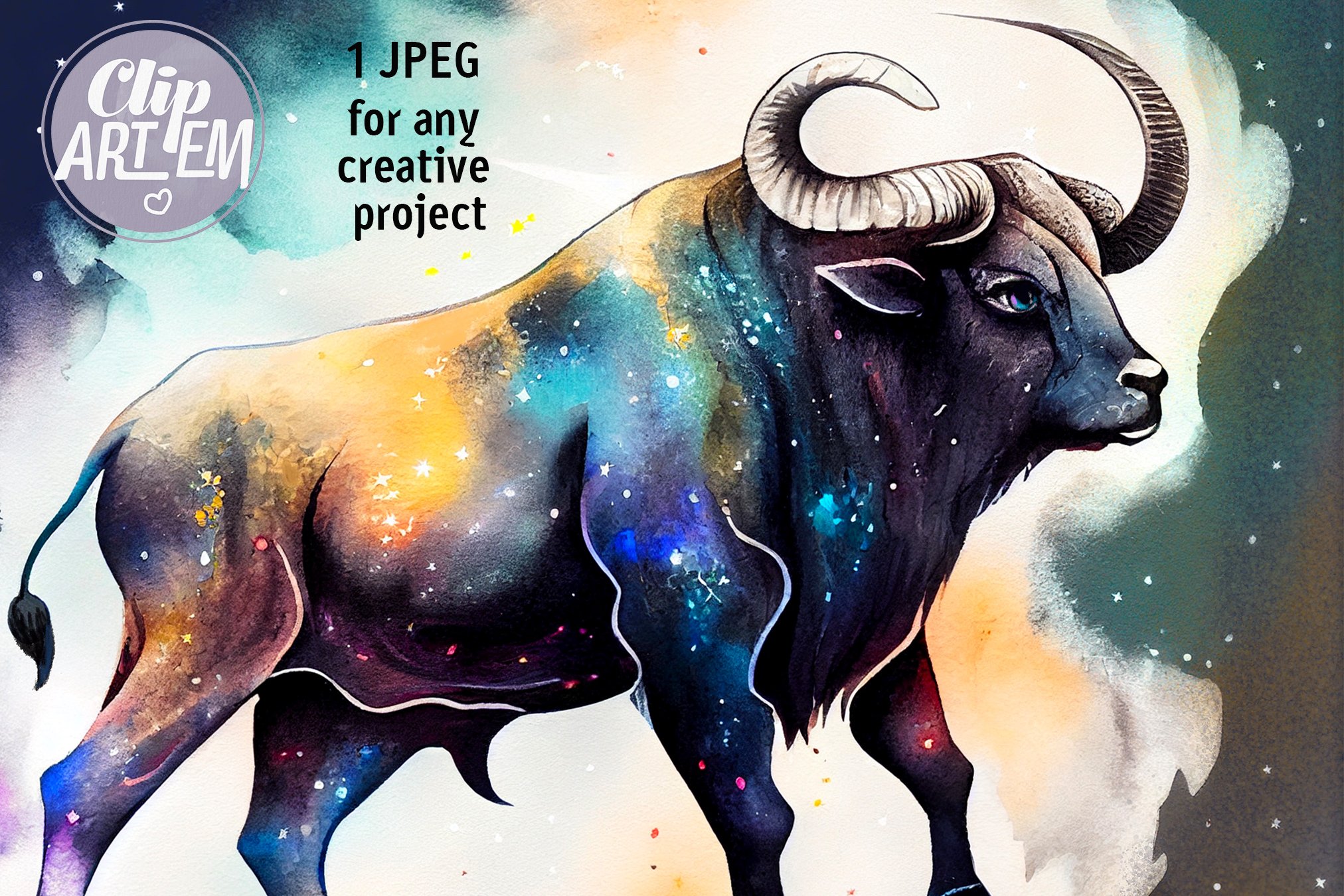 Taurus Bull Painting