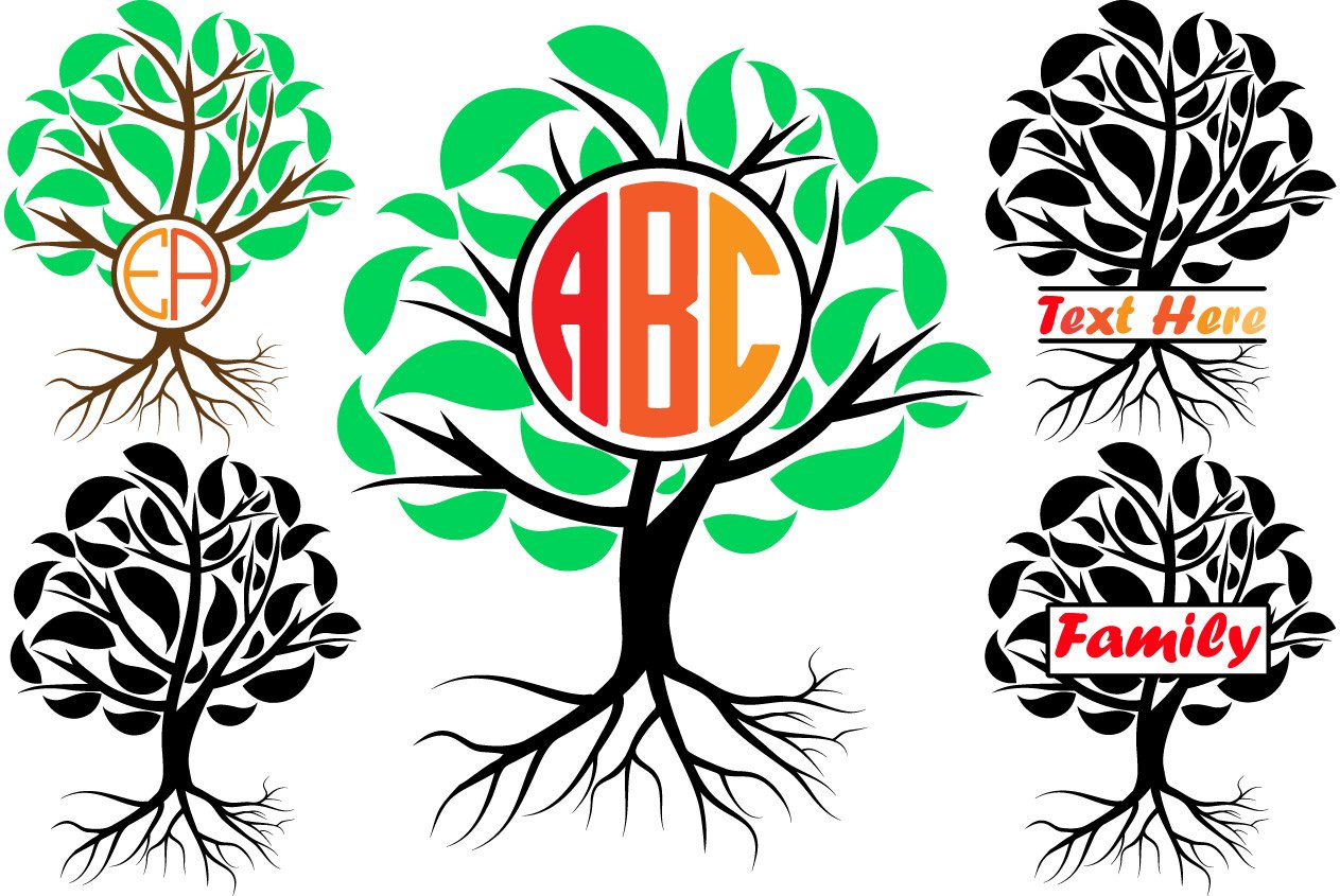 Family Tree Split faith hope love believe heart -752S (63964) | SVGs ...