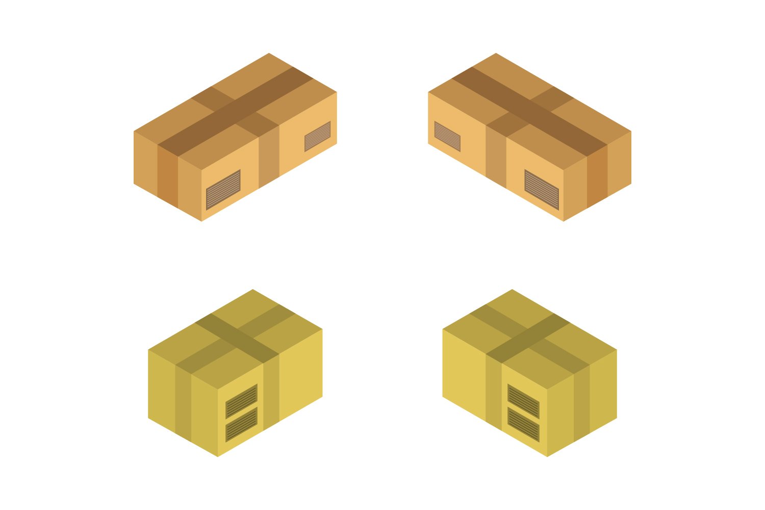 isometric box (608539) | Icons | Design Bundles