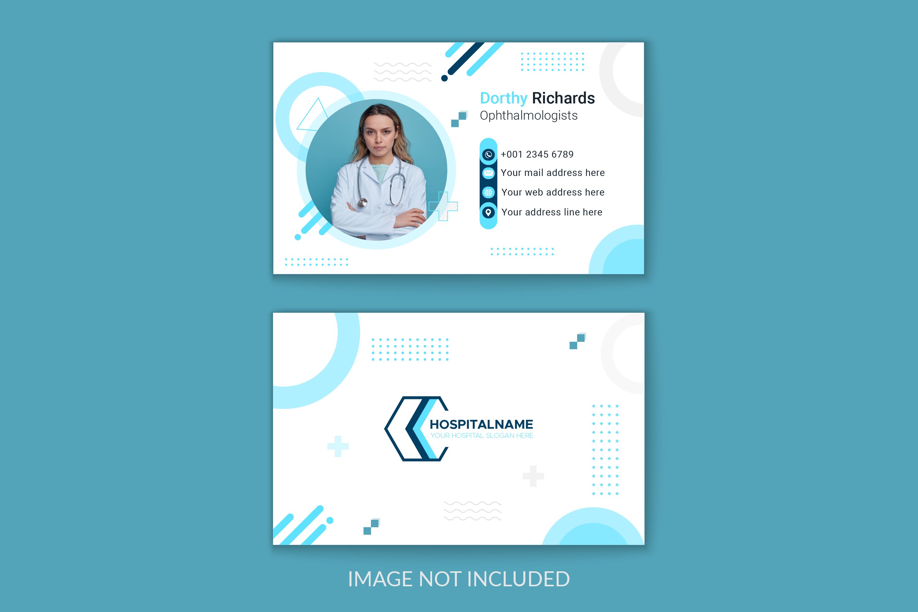 Visiting Card Design For Eye Doctors