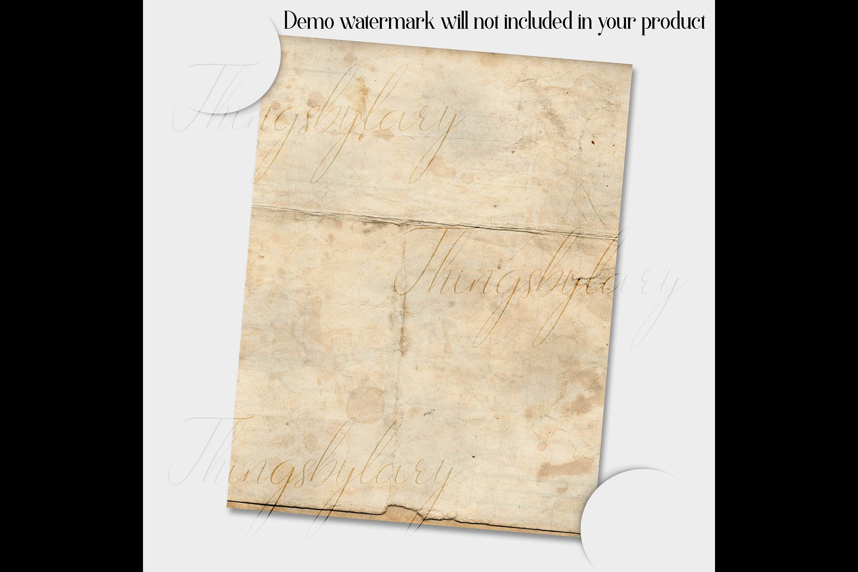 30 Folded Crumpled Antique Vintage Old Papers 8.5x11 Vol.3 (564354 ...