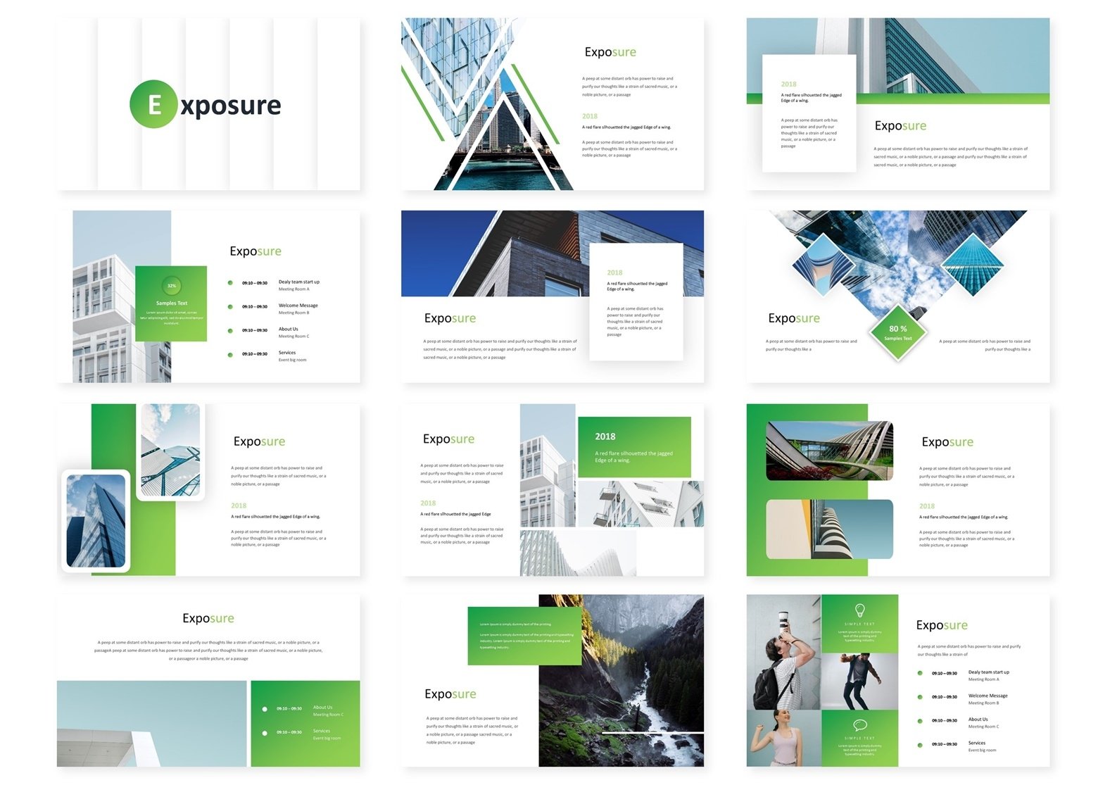 Exposure - Powerpoint Template (325938) | Presentation Templates ...