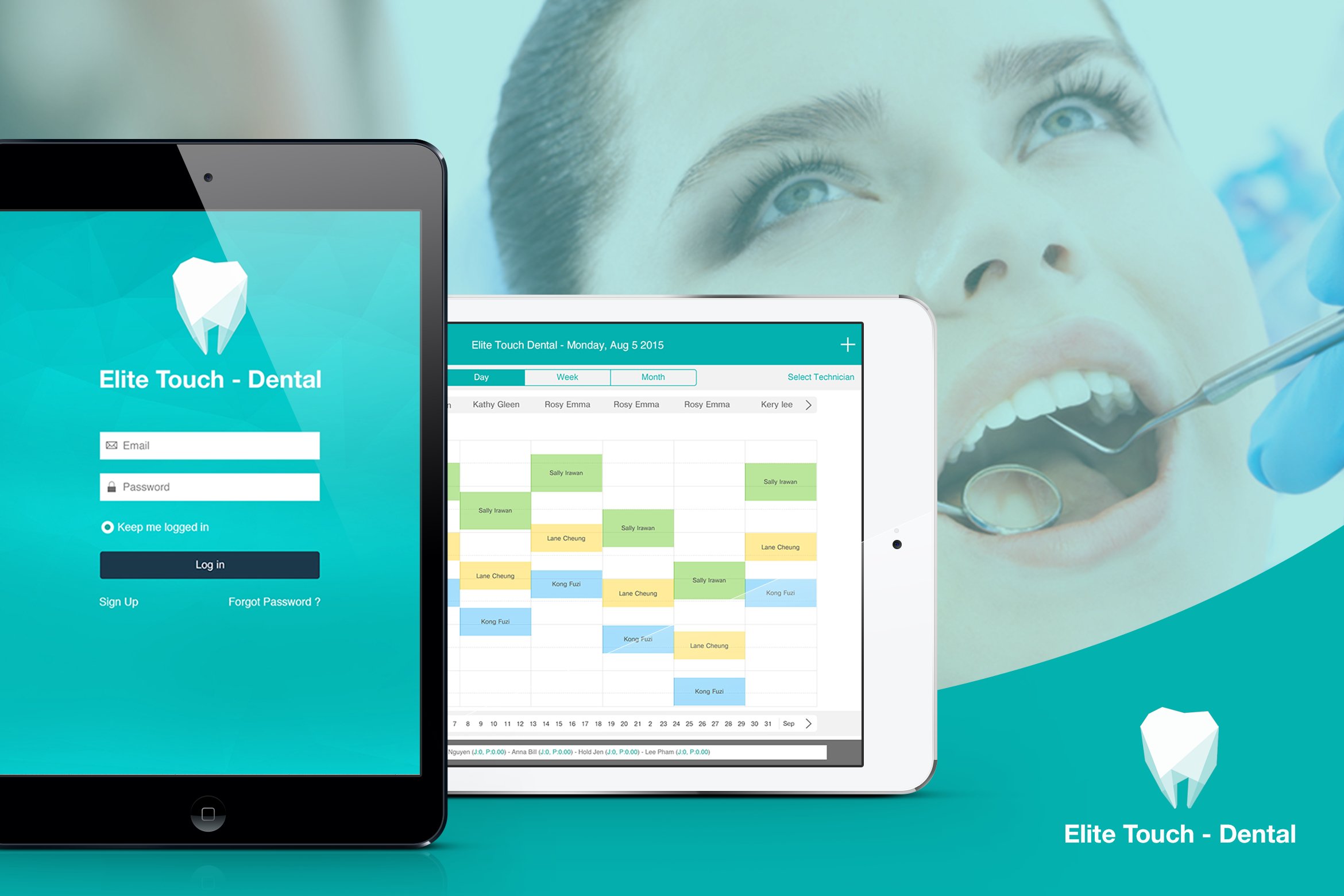 Elite Touch Dental UI Graphic Assets (23696) | Customizable Templates ...