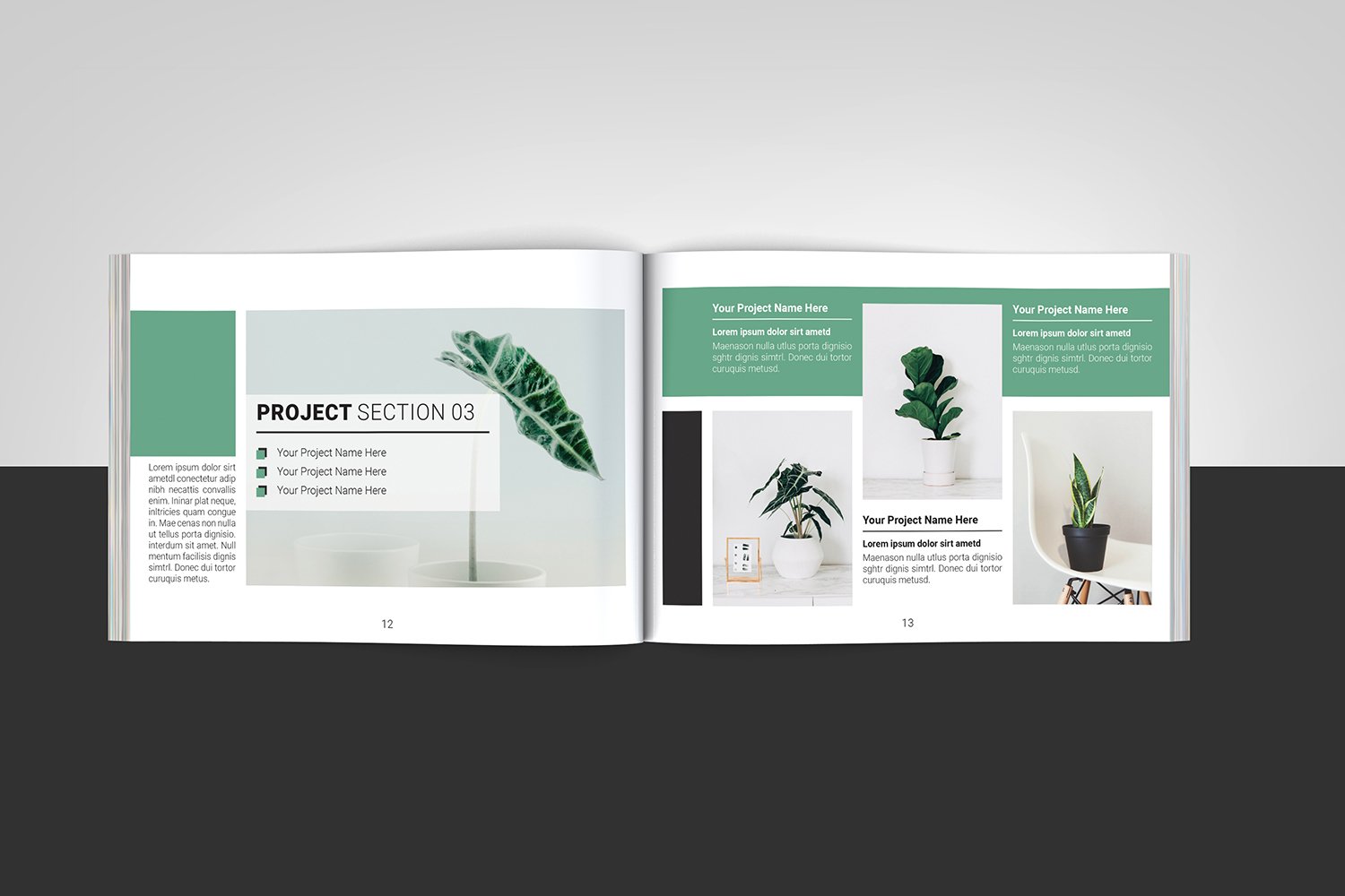 Design Portfolio , Indesign Template (658266) | Brochures | Design Bundles