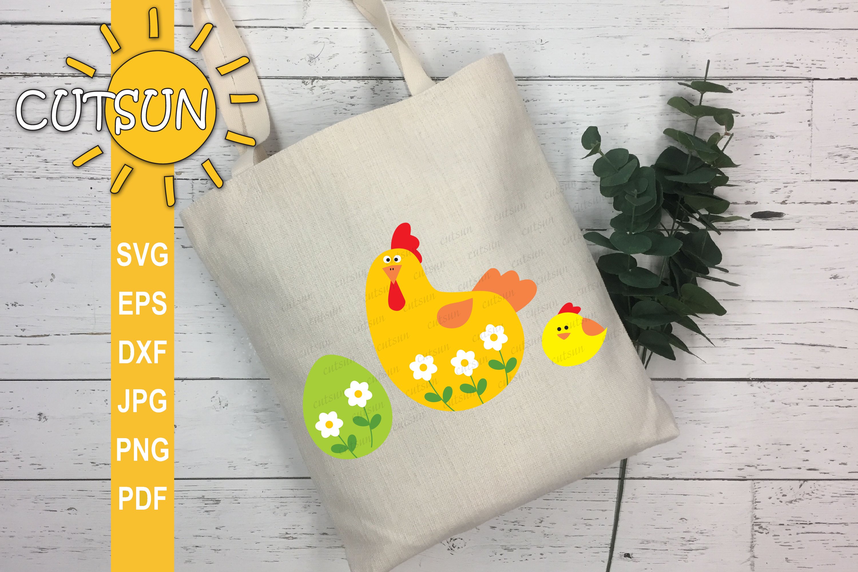 Easter SVG | Chicken SVG | Easter design for Crafters (476397) | Cut ...