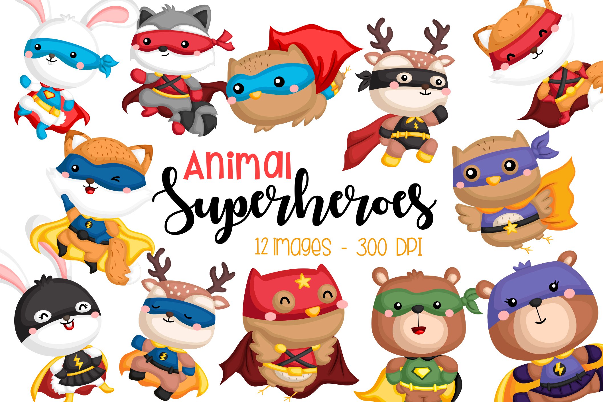 Superheroes Clipart Superhero Clip Art Cute