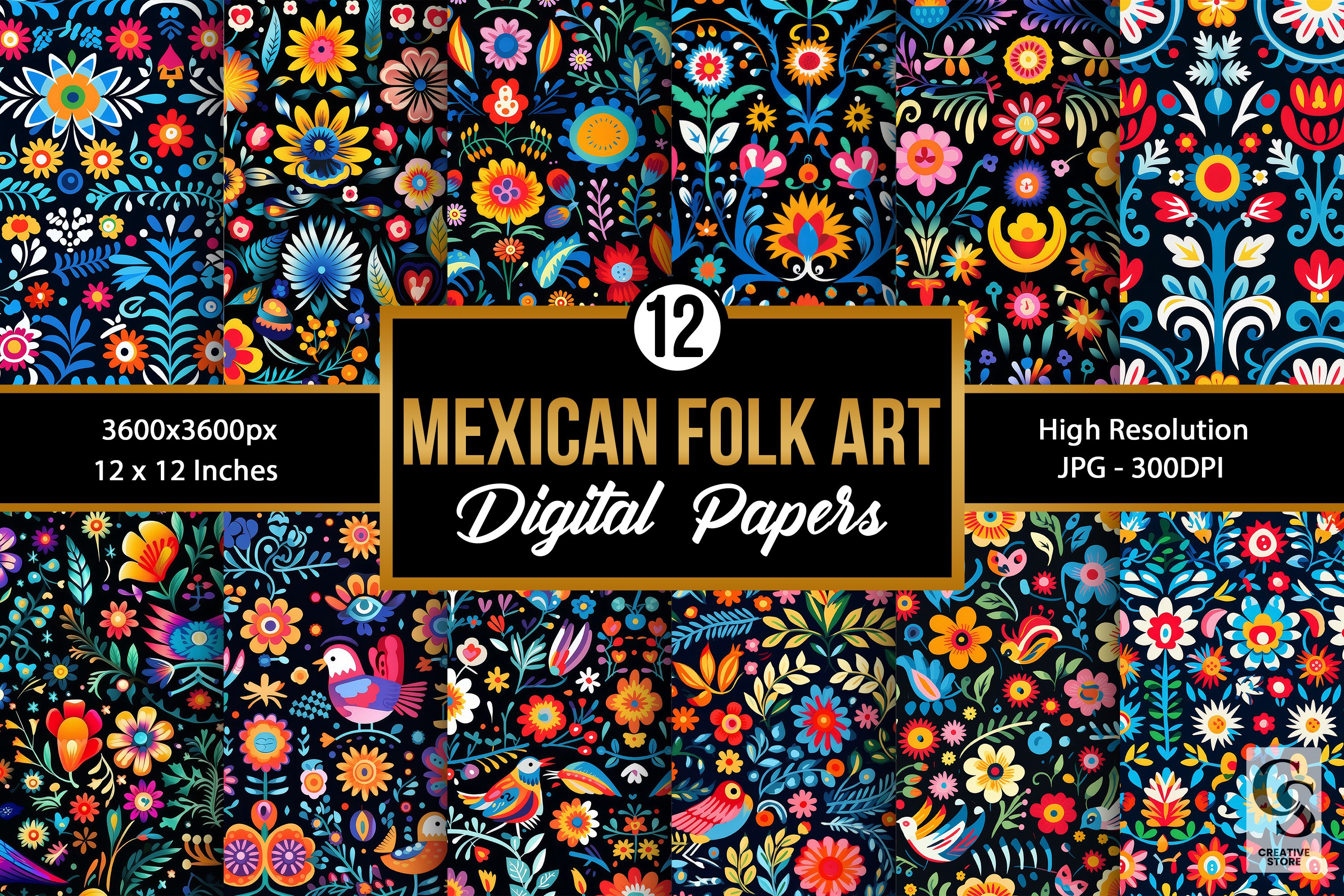 Mexican Folk Art Patterns