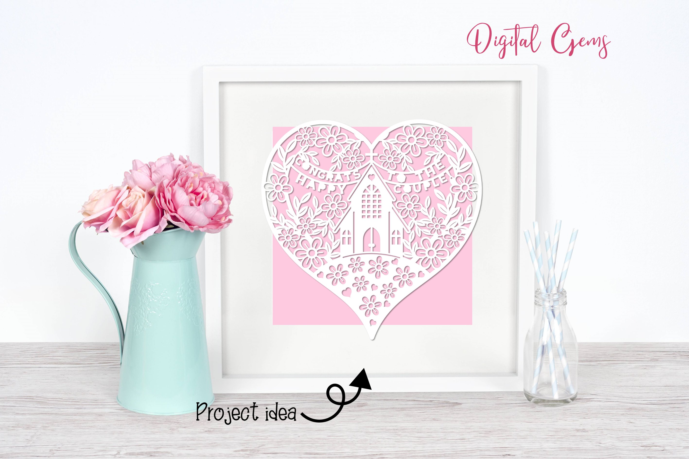 Church paper cut design SVG / DXF / EPS files (939539) | Cut Files ...