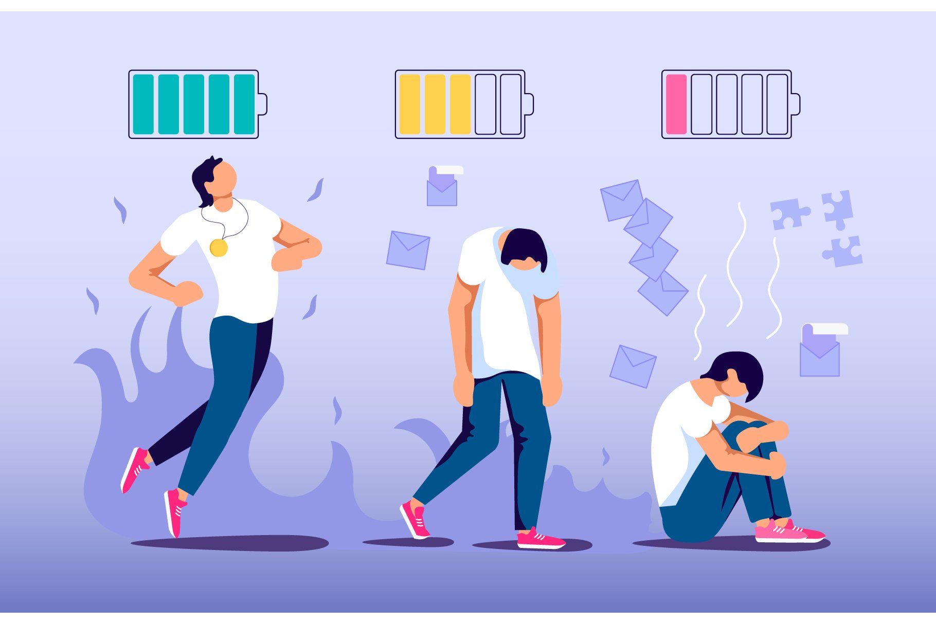 Professional Burnout (700640) | Illustrations | Design Bundles