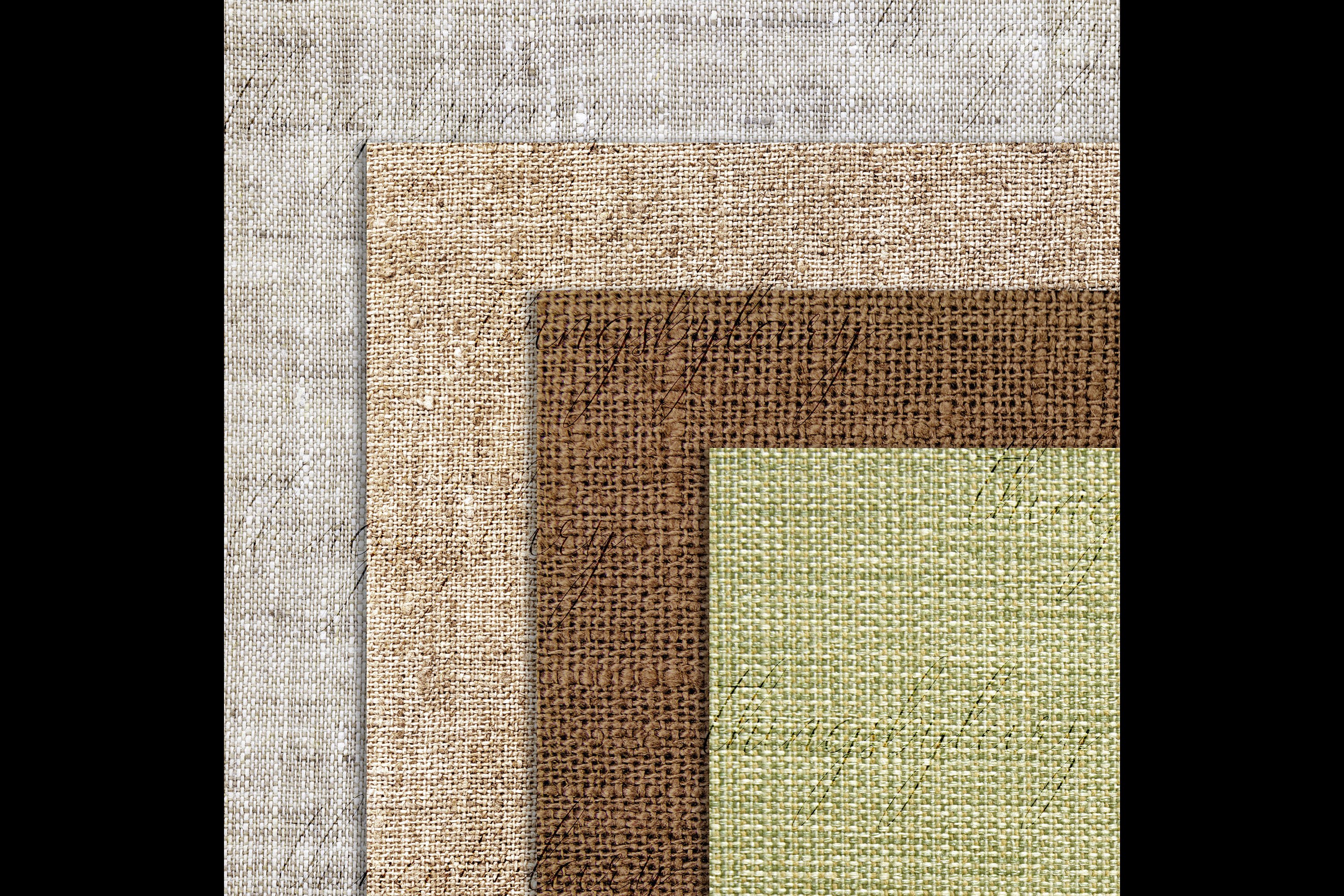 42 Different Fabric Texture Papers Burlap, Canvas, Jeans (91195 ...