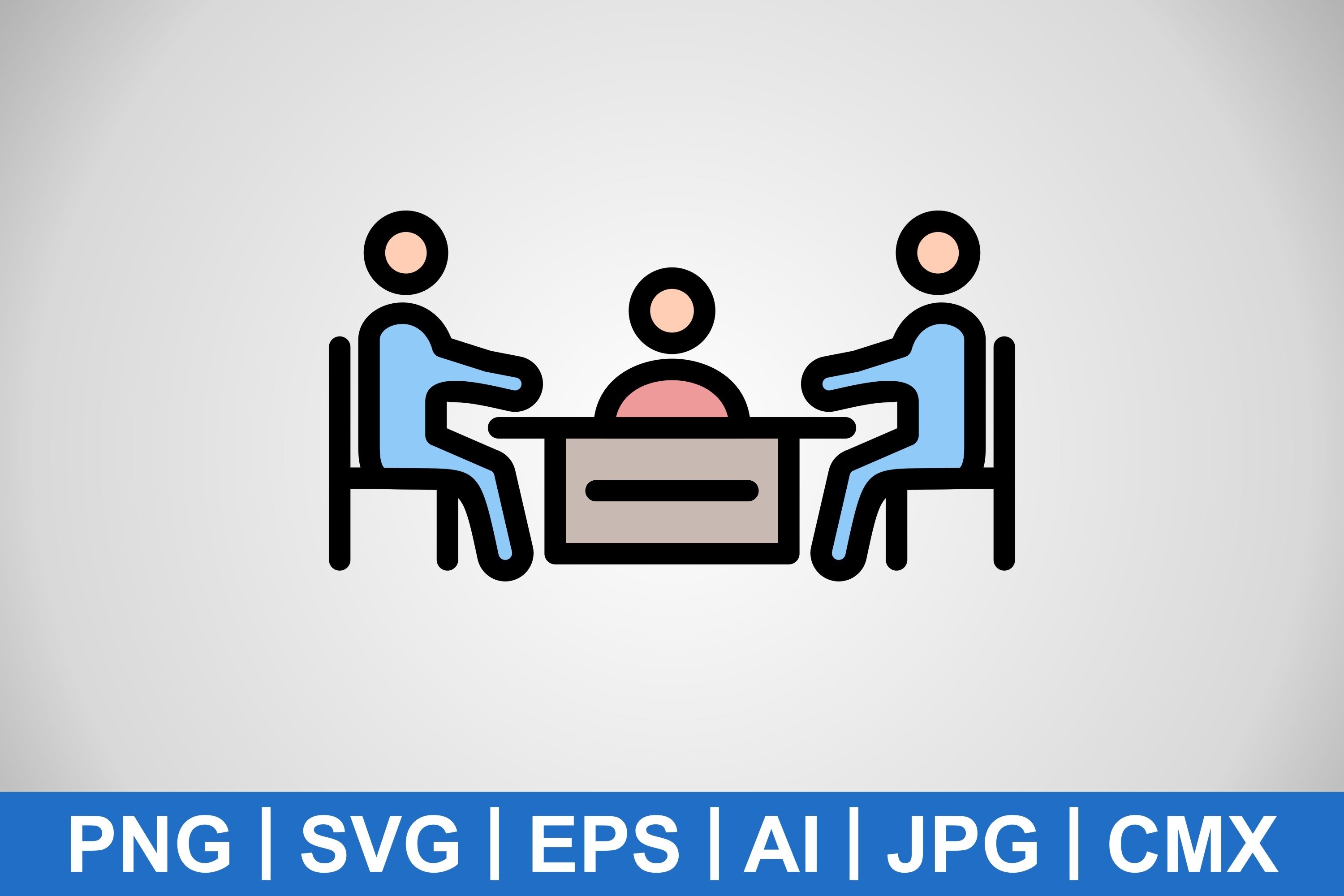 Vector Meeting Icon (985198) | Icons | Design Bundles