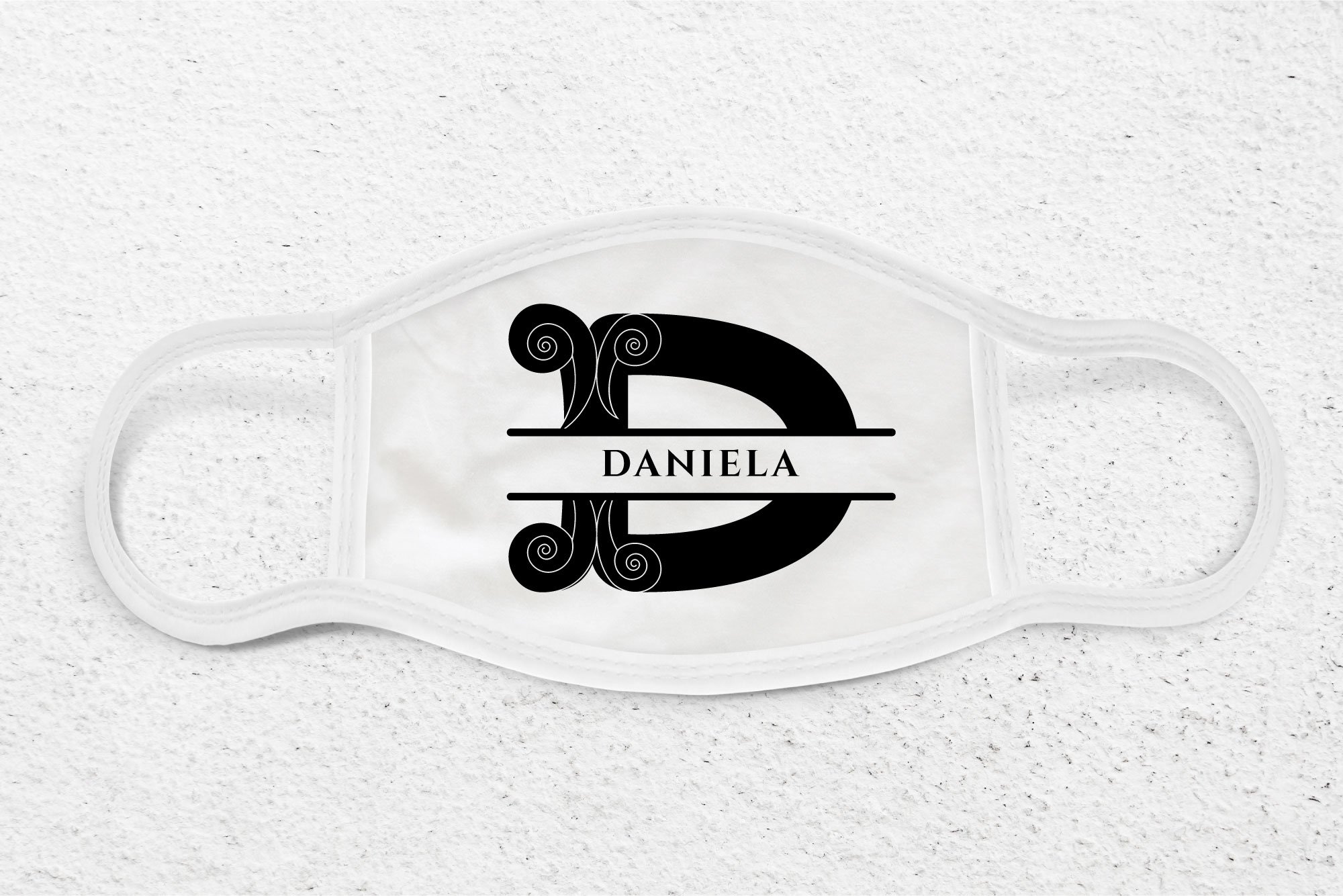 Split letter D monogram. SVG cut file (1057316) | Monograms | Design ...