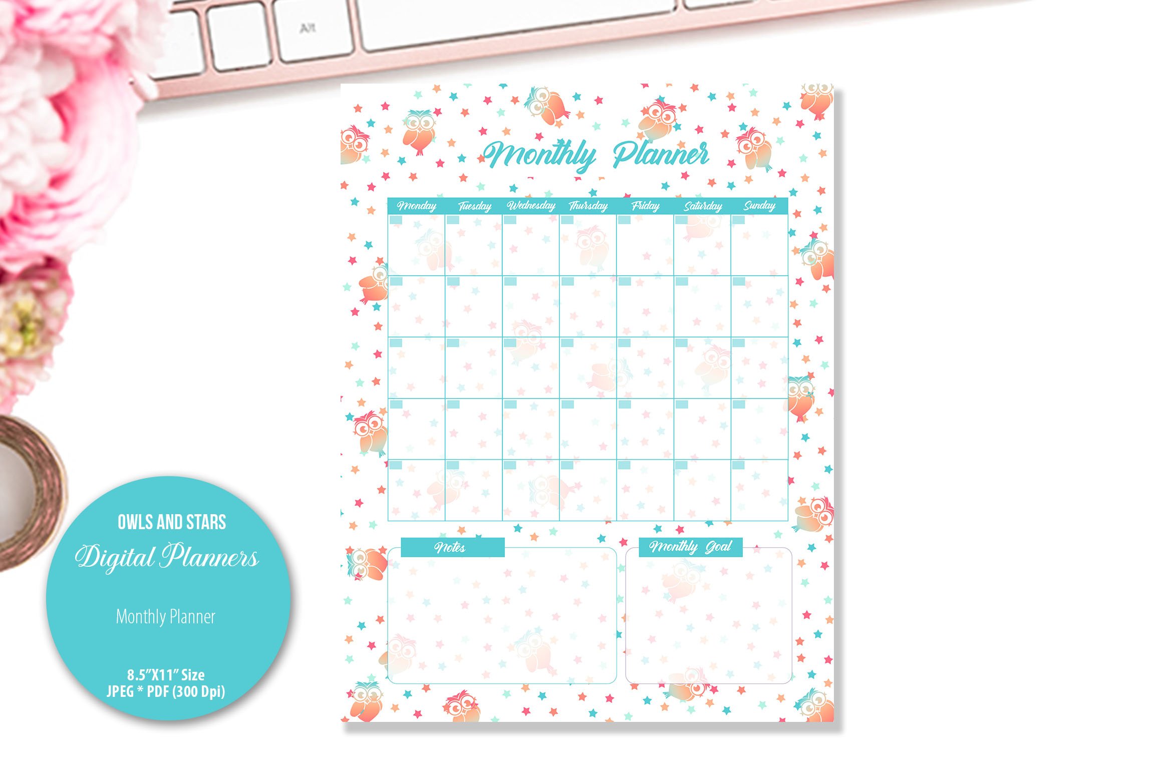 Owls and Stars Digital Planner
