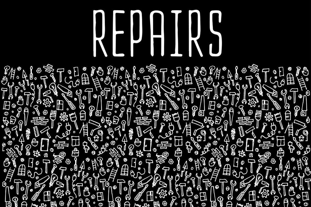 Repairs hand drawn icons (858517) | Elements | Design Bundles