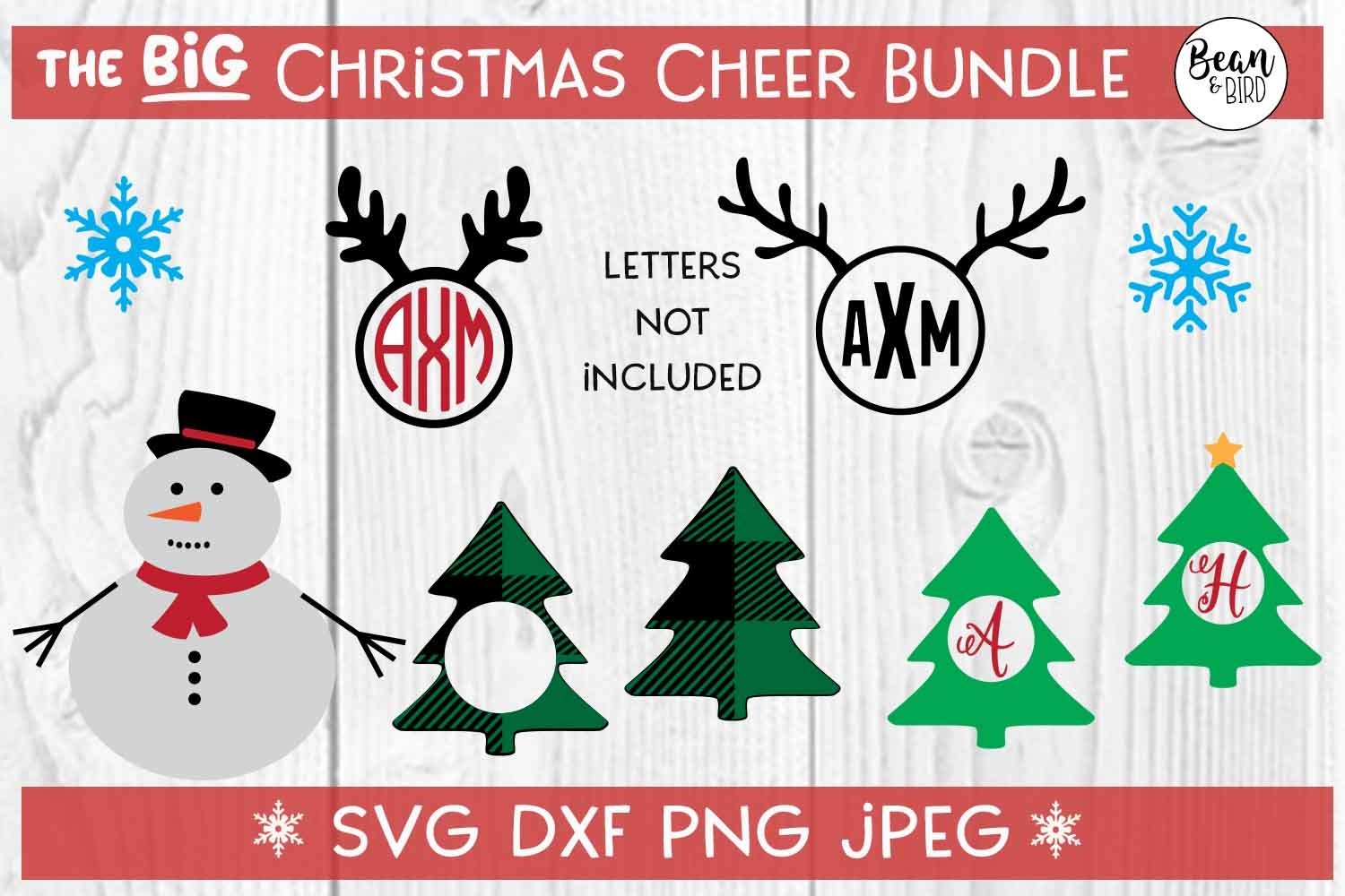 Christmas Cheer Bundle (367265) | Cut Files | Design Bundles