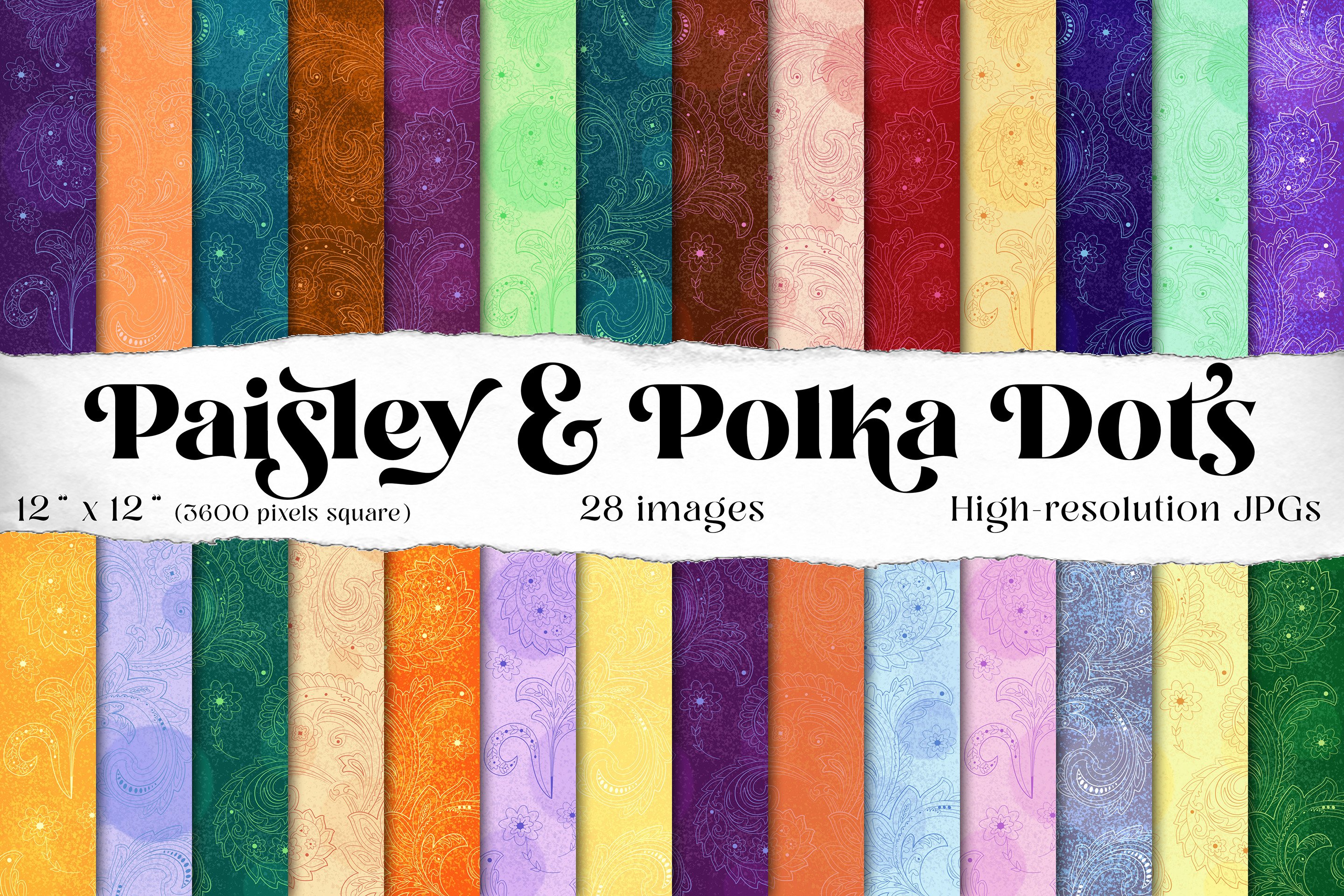 Rustic Paisley & Polka Dots scrapbooking pages, 28 images (958201 ...