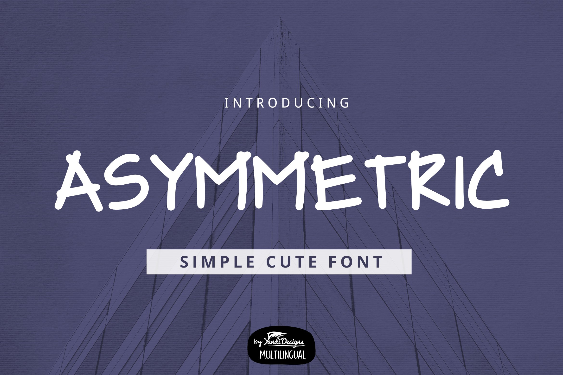 Asymmetric Font (845196) | Sans Serif | Font Bundles