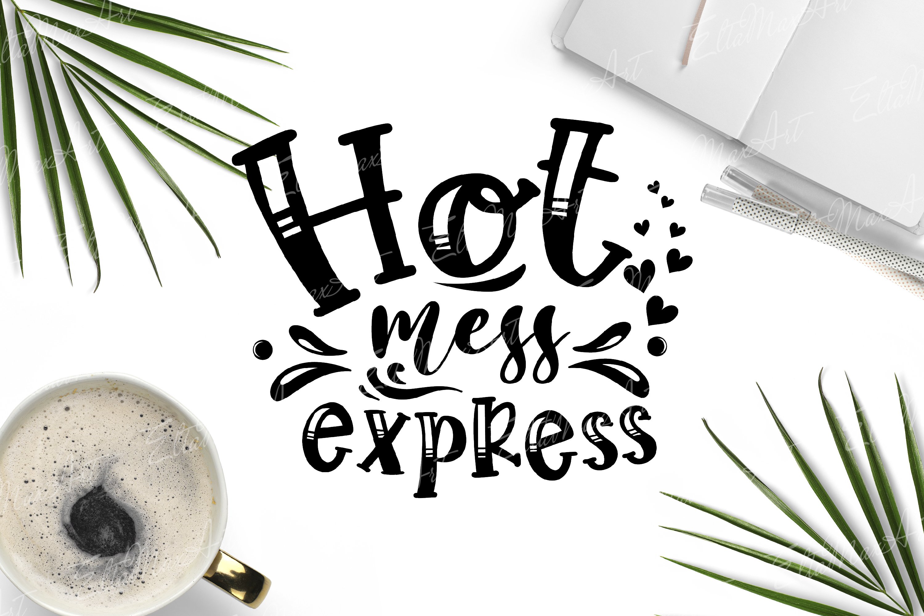 Hot mess express SVG, Sassy quote svg, Funny svg, Funny (732858) | Cut ...