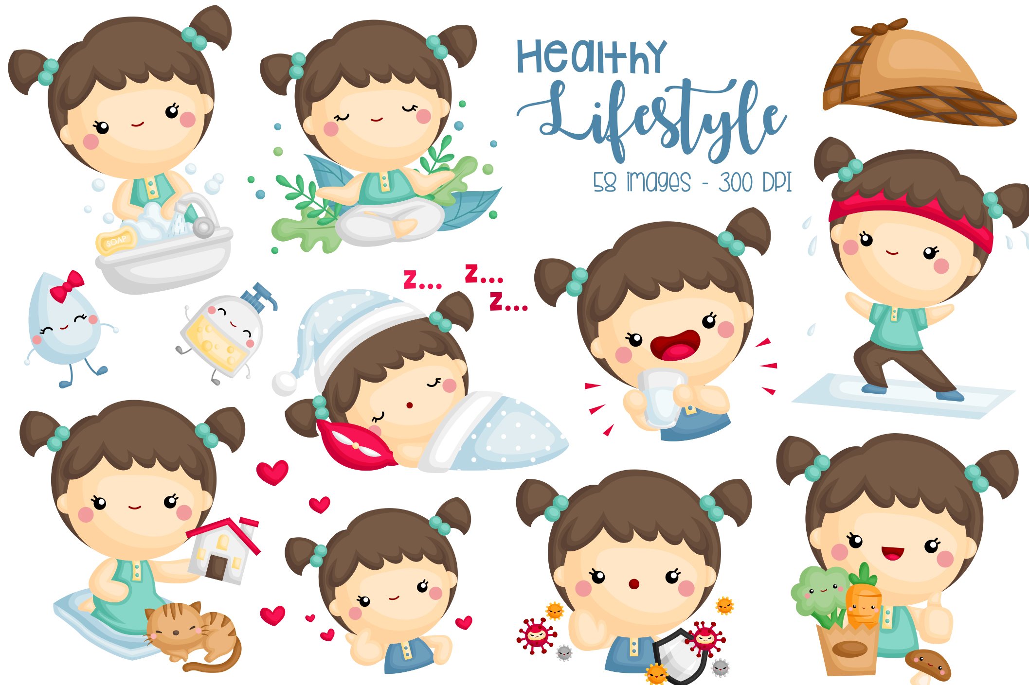 Healthy Habits Clipart
