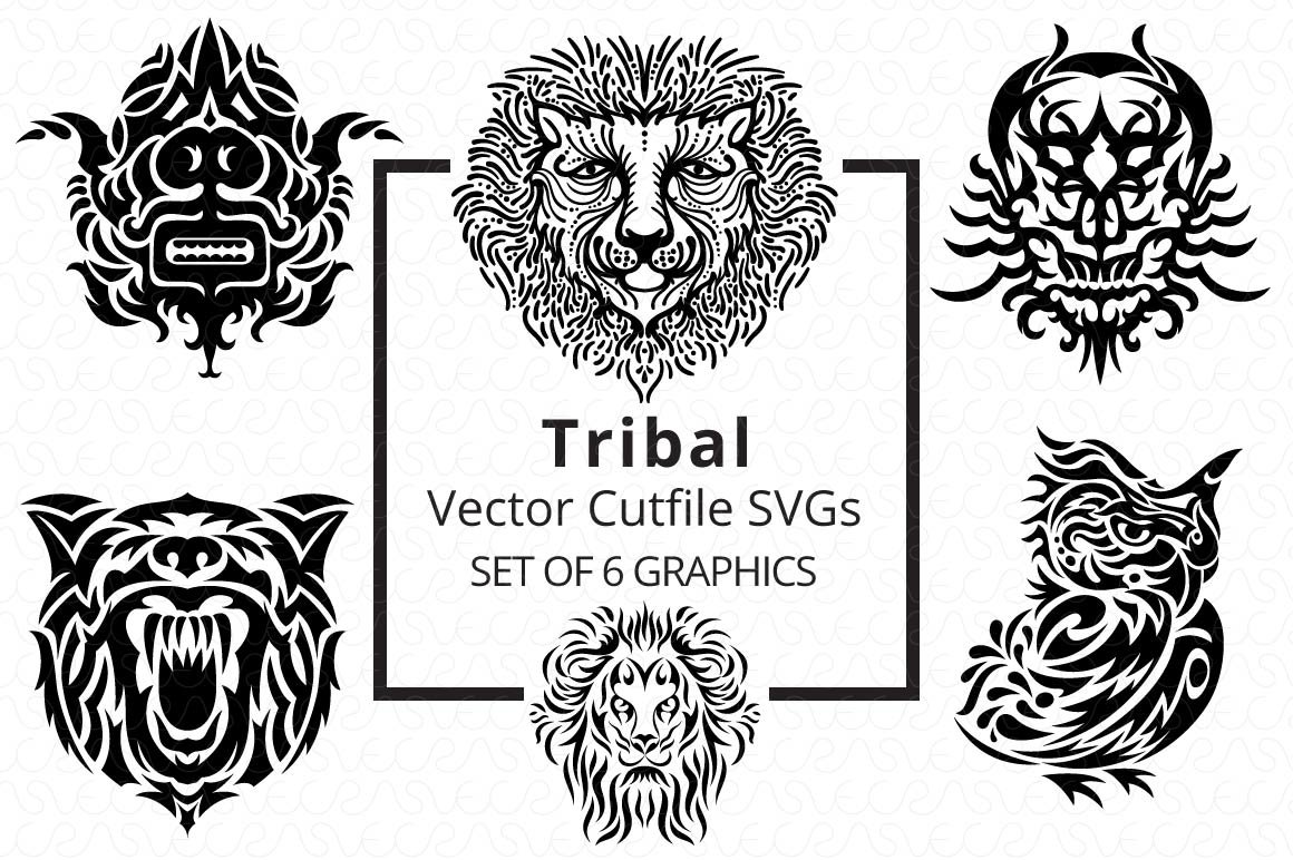 SVG Cutfiles Bundle-1 with 200 Unique Shapes (213675) | Illustrations ...