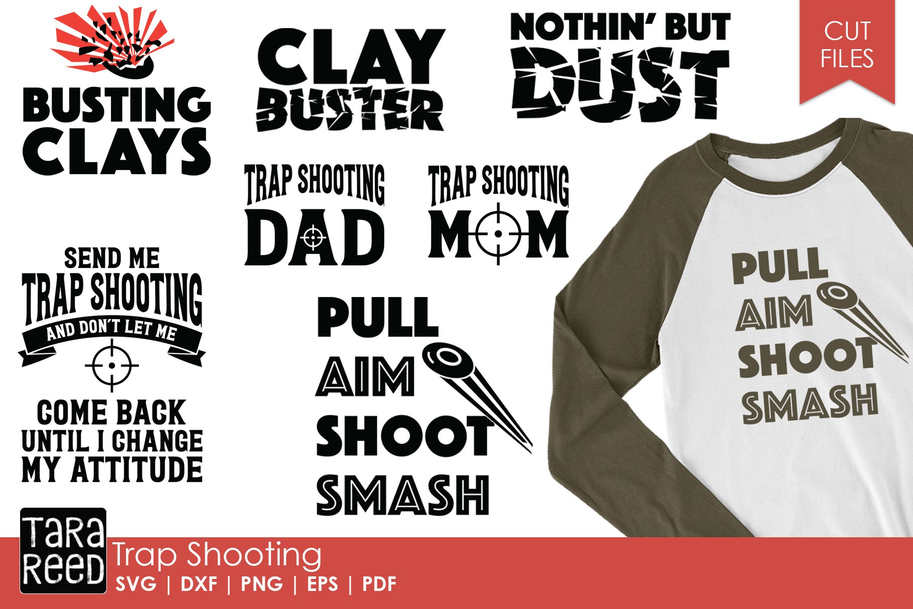 Trap Shooting SVG and Cut Files for Crafters (367529) | Cut Files ...