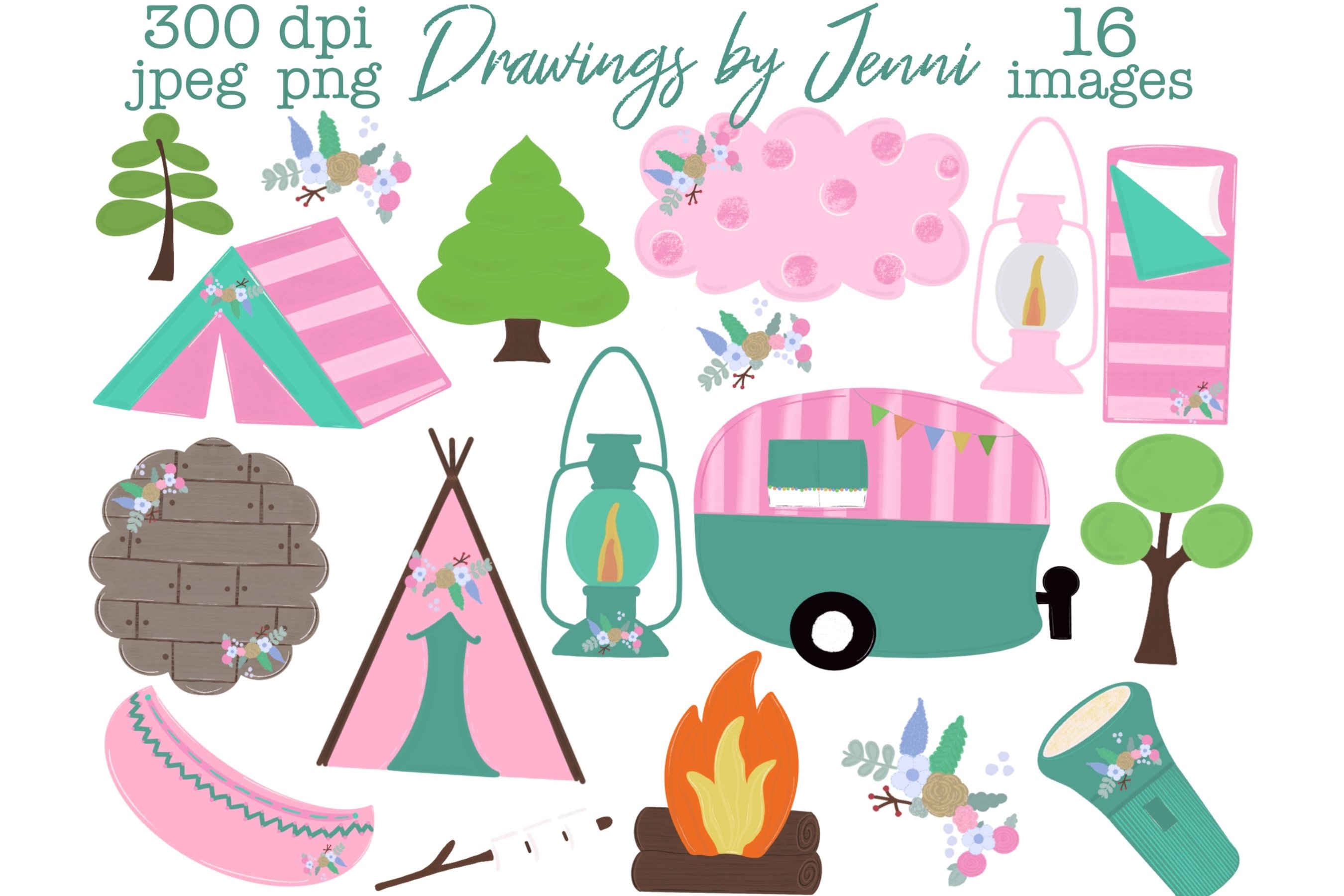 Clipart De Camping Camping Logo Design Template Royalty Free SVG,