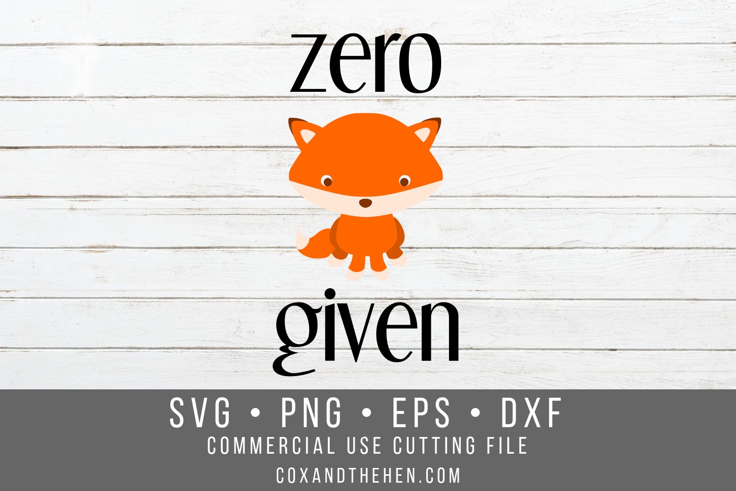 Zero Fox Given SVG (210670) | Cut Files | Design Bundles