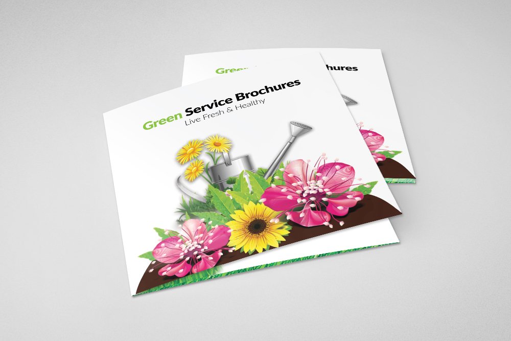 Garden Service Square Trifold Brochure (716867) | Brochures | Design ...