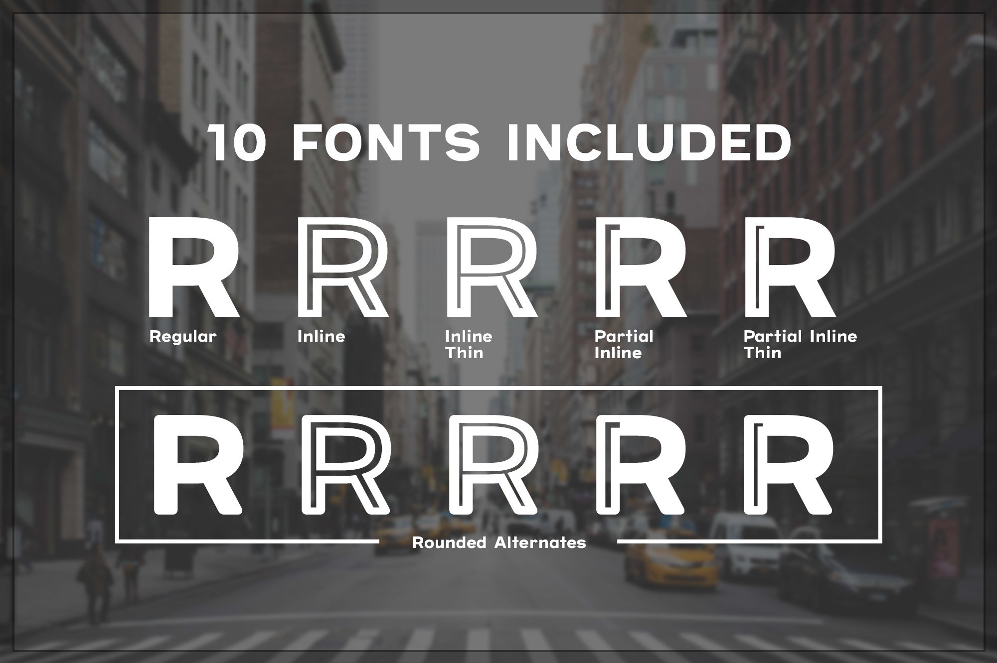Provoke Trendy Inline Webfont (995450) | Web Fonts | Font Bundles