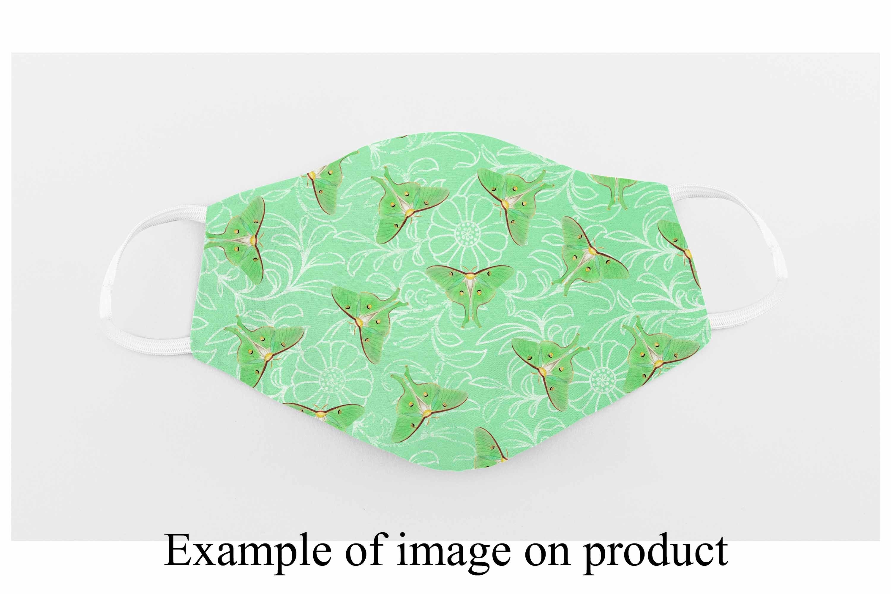 Face Mask Sublimation Designs Butterfly Pattern PNG Files (854997 ...