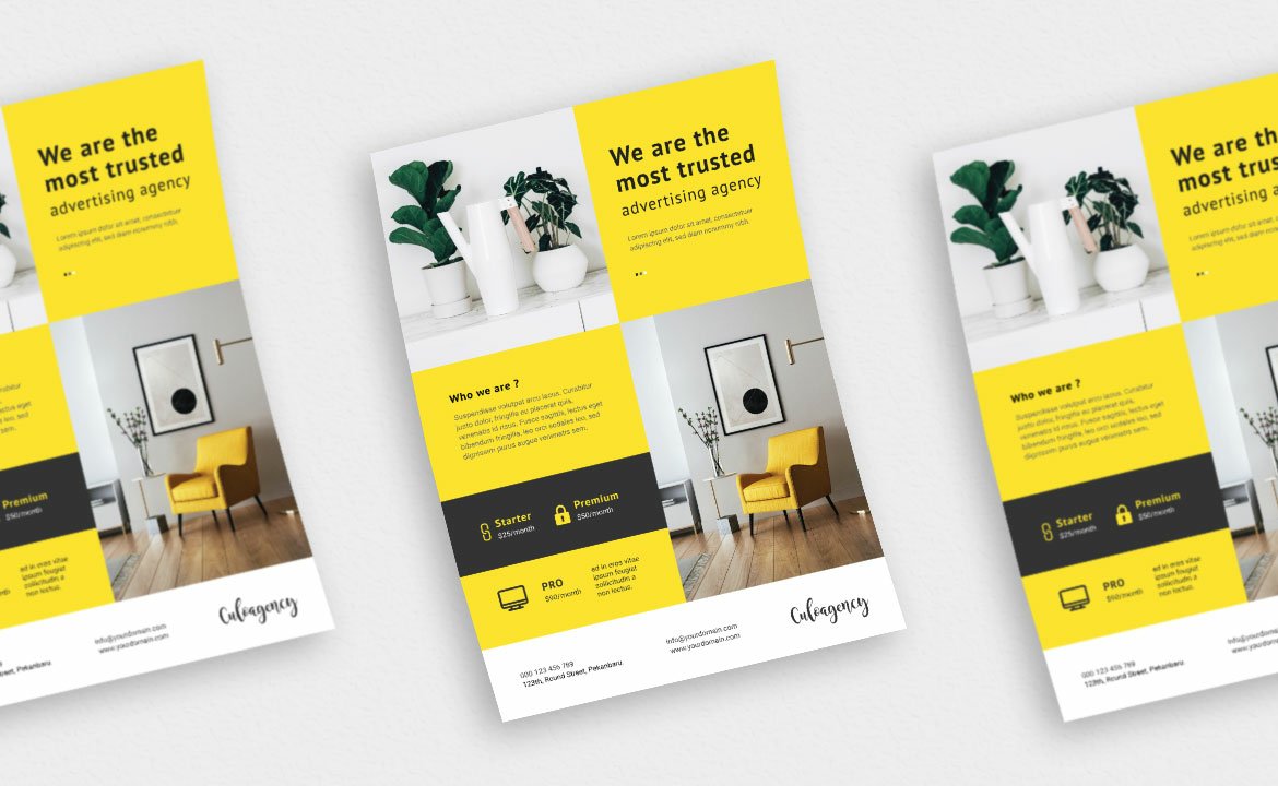 Agency vol.02 - Flyer, Poster TY (1140307) | Flyers | Design Bundles