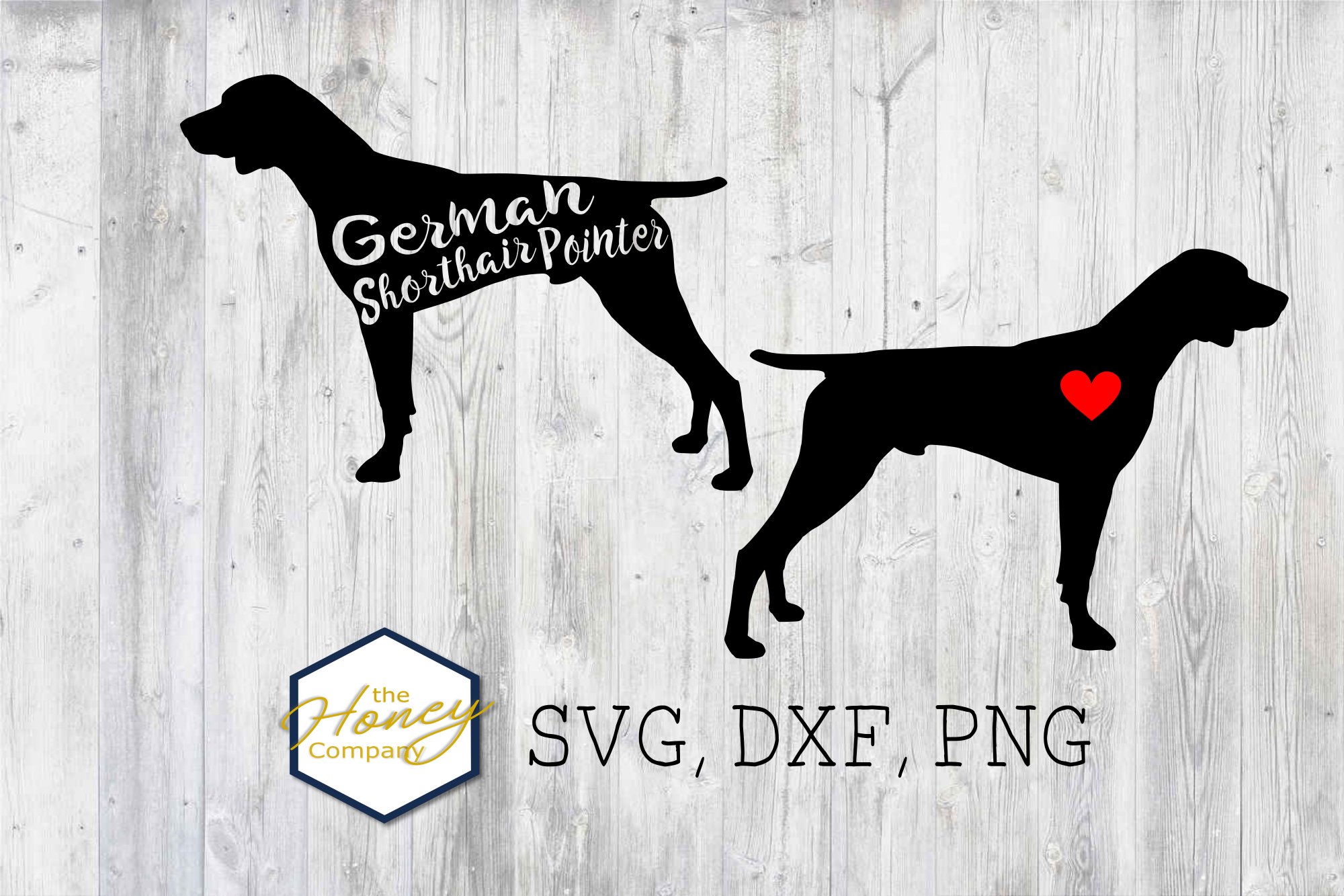 German Short hair Pointer SVG PNG DXF Dog Breed Lover Cut (278002 ...