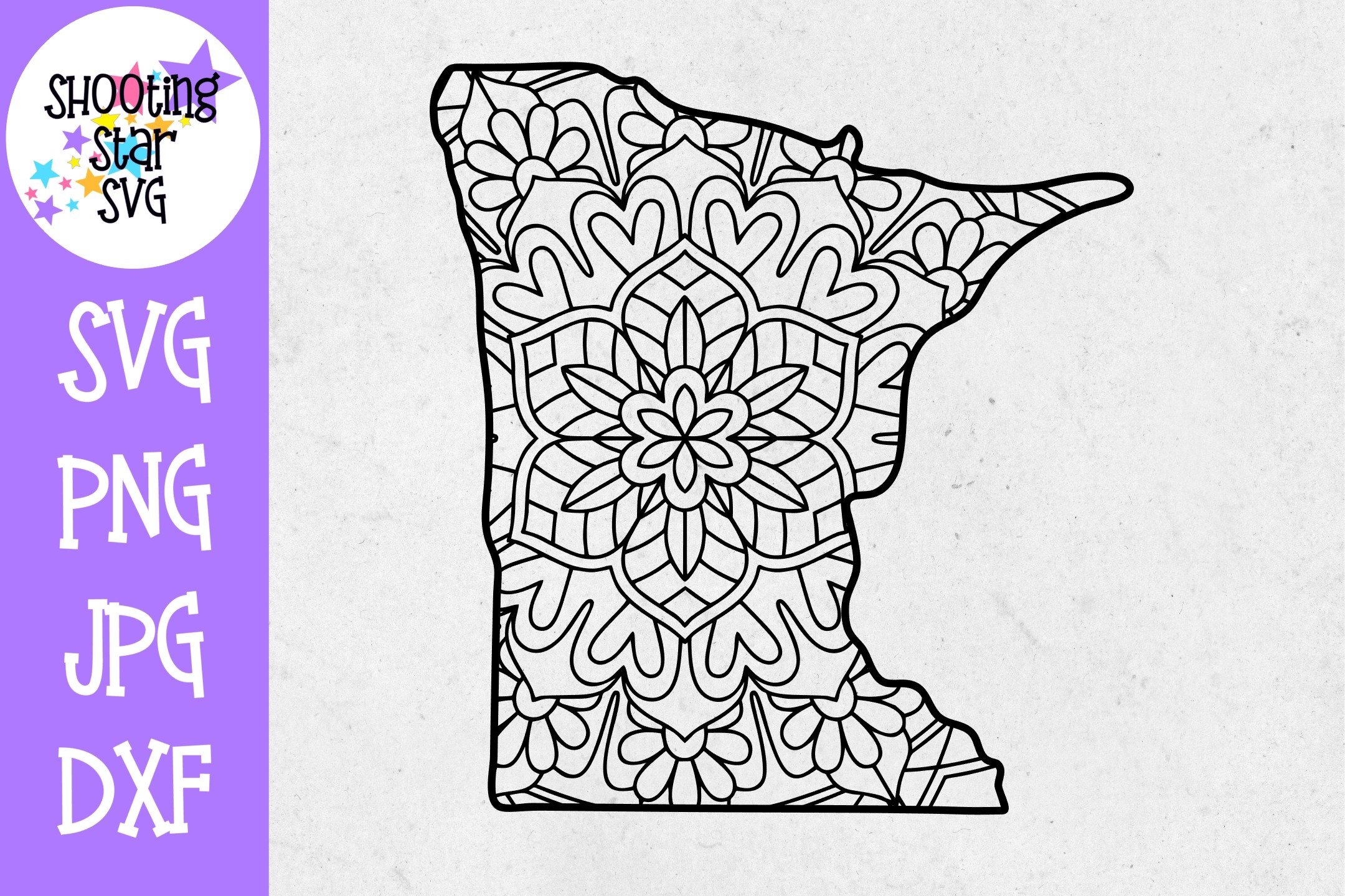 Minnesota US State Mandala SVG - 50 States SVG (313154) | Cut Files ...
