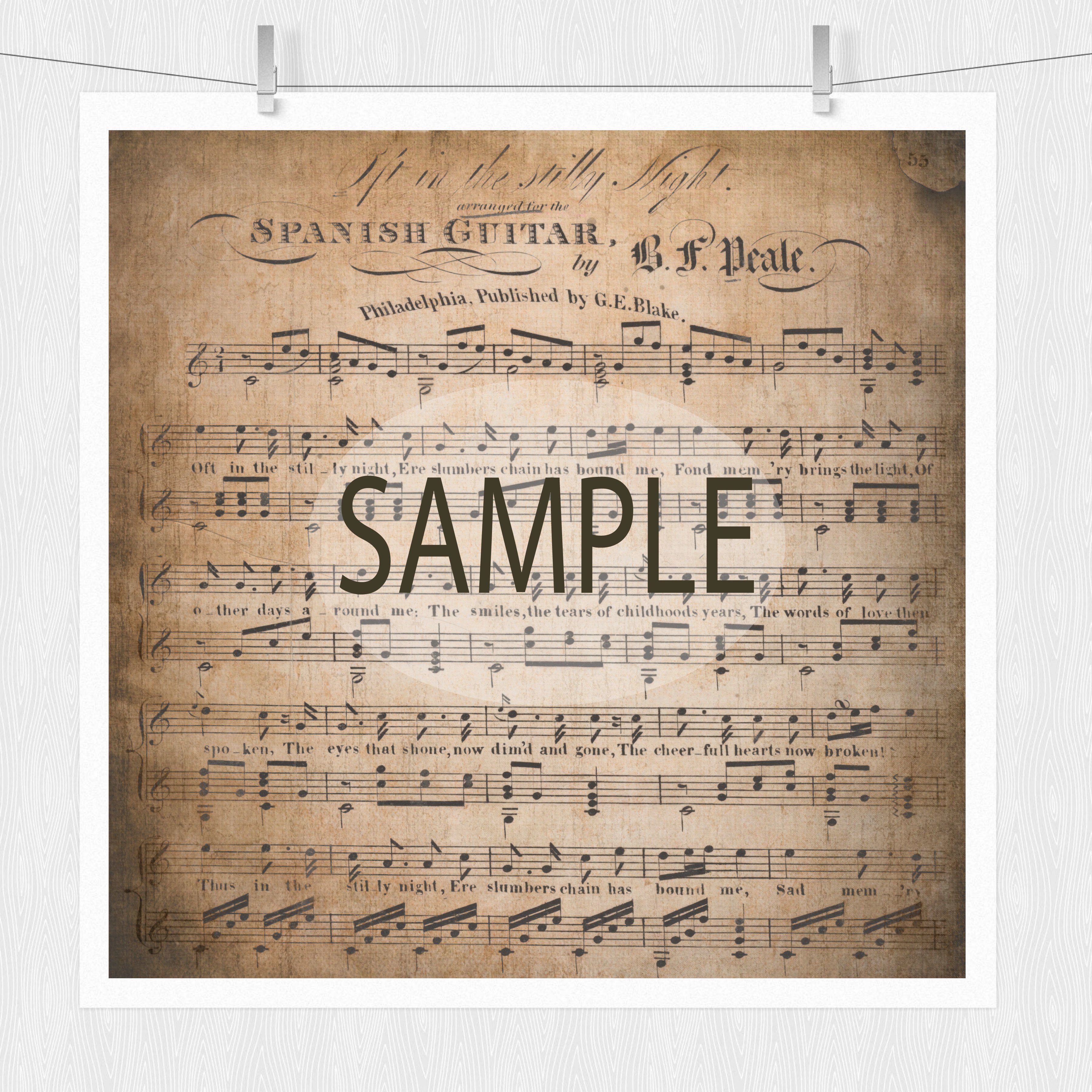 Vintage Sheet Music Digital Paper (52283) | Textures | Design Bundles