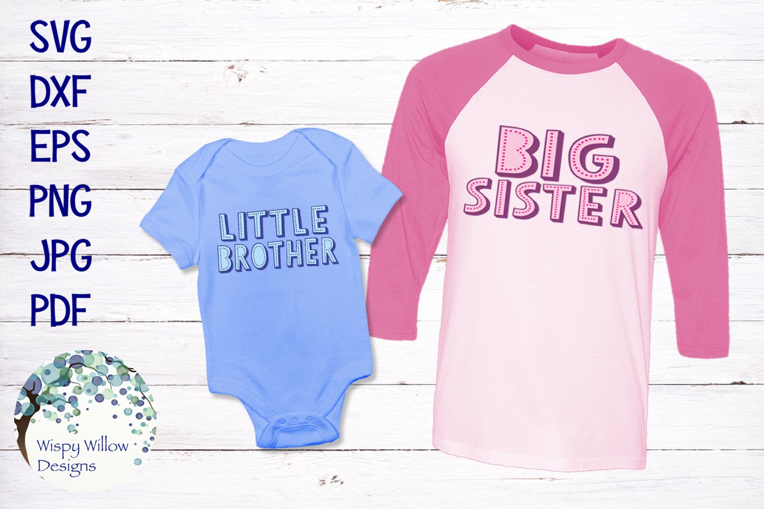 Big, Middle, Little Sister and Brother SVG Bundle (183608) | SVGs ...