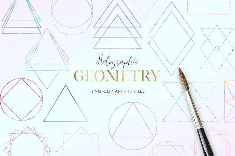 Geometry Shapes Clip Art