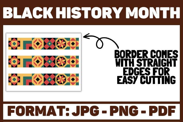 Black History Month Border