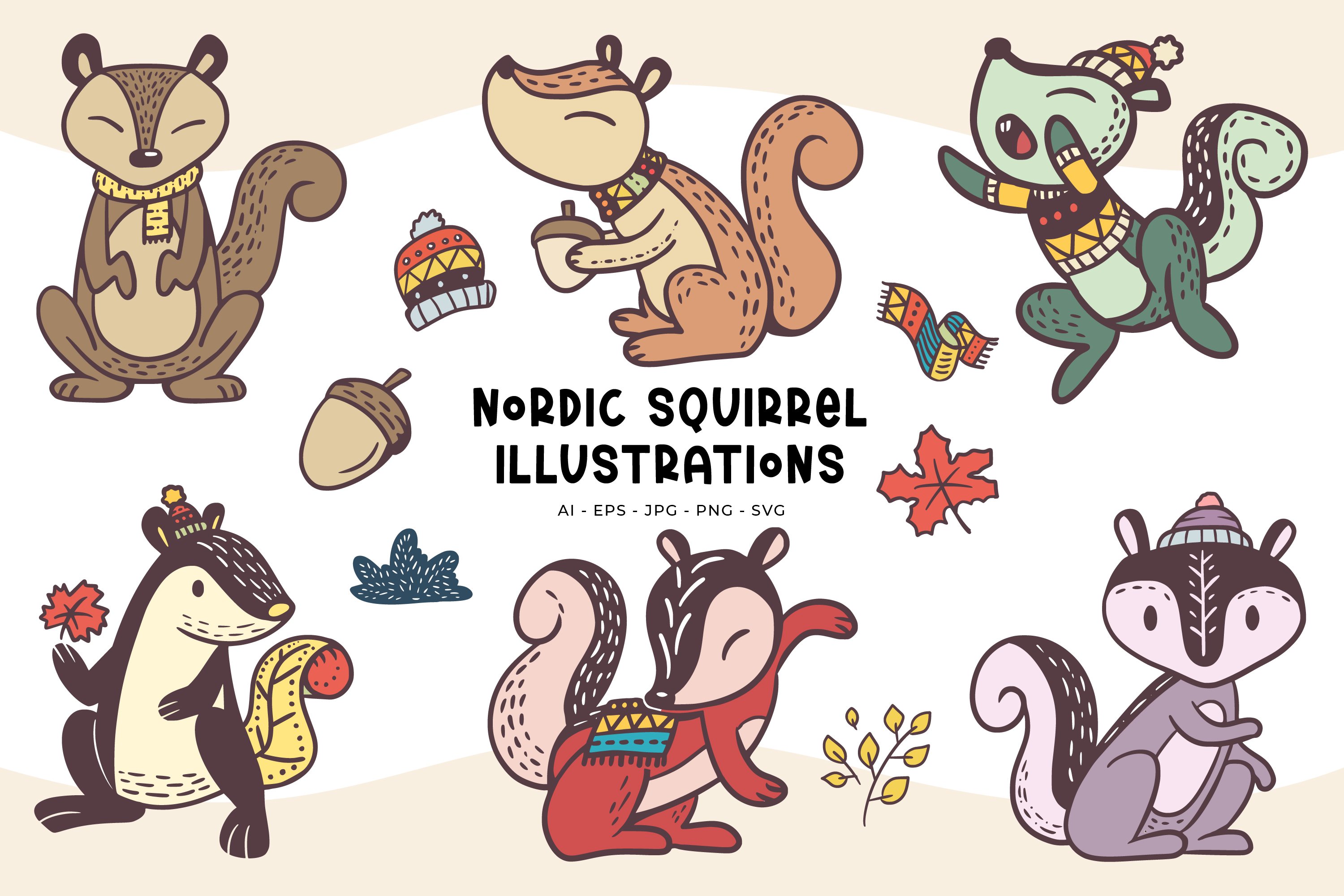 Squirrel Illustrations