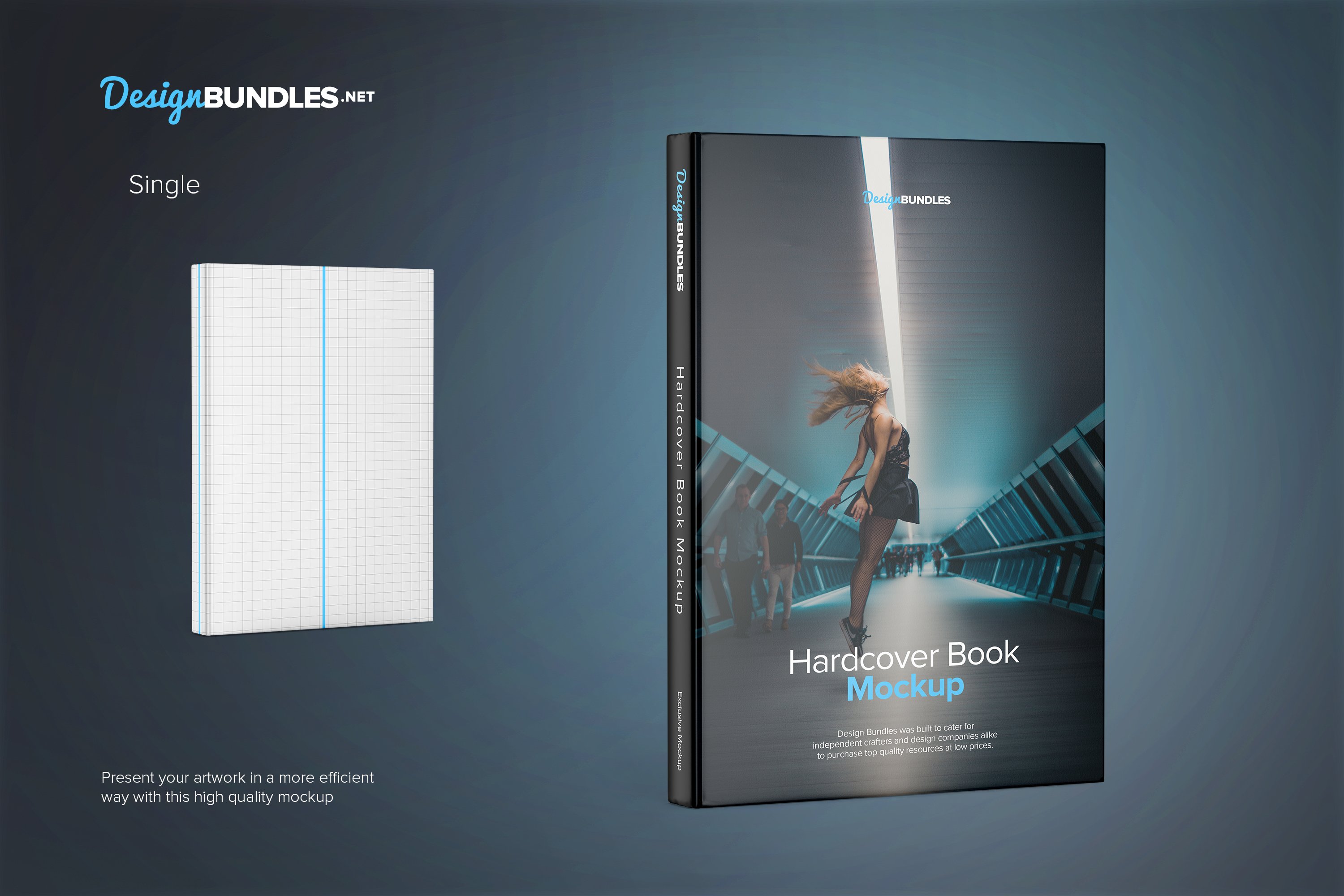Hardcover Book Mockups