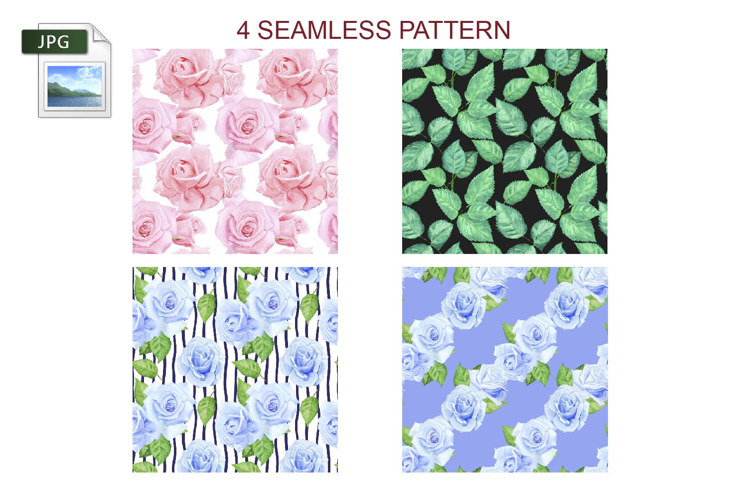 Little Rose Design Set (96030) | Illustrations | Design Bundles