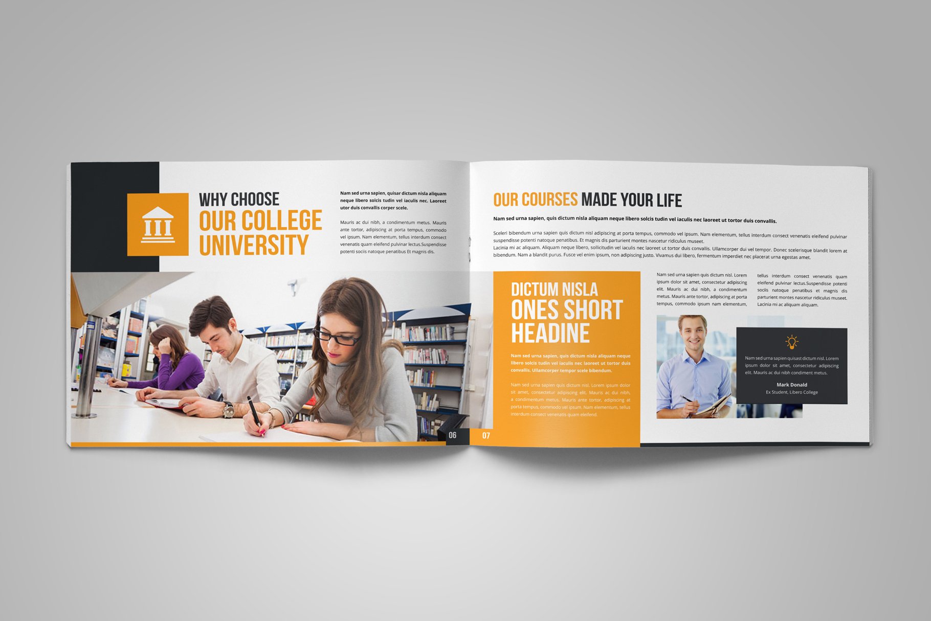 Education Prospectus Brochure v2 (184141) | Brochures | Design Bundles
