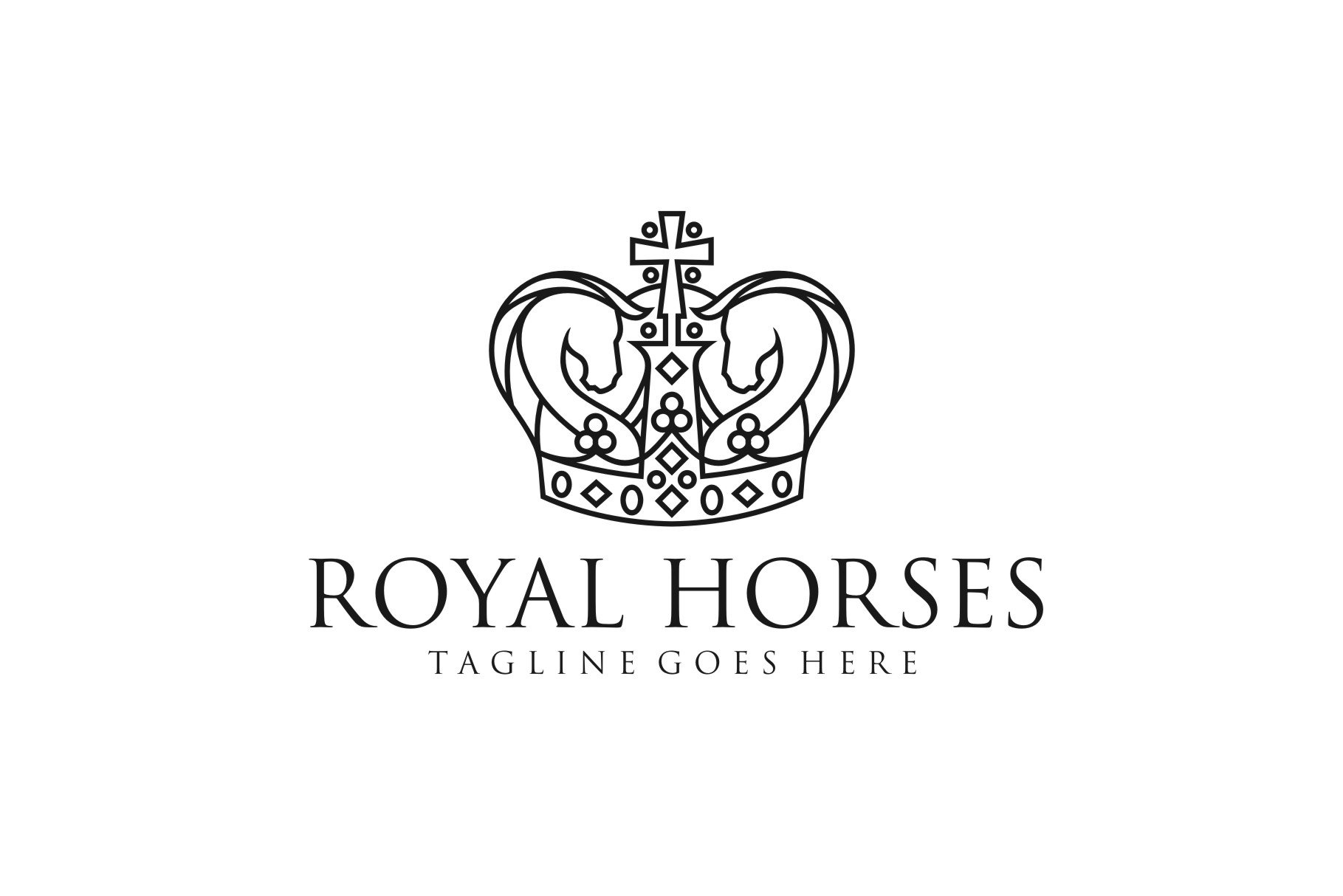 Royal Horse (541175) | Logos | Design Bundles